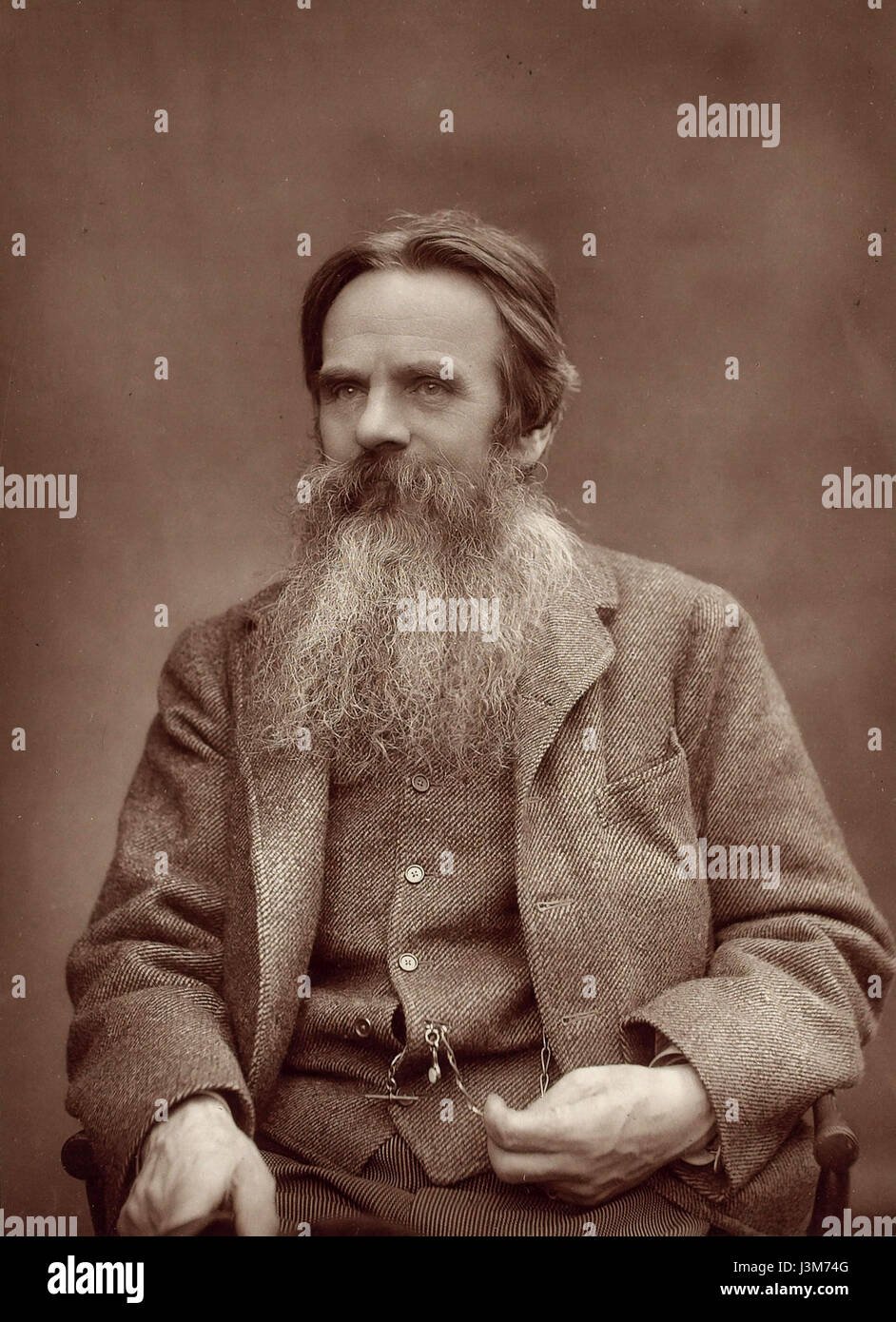 This portrait by Herbert Rose Barraud depicts the renowned English ...