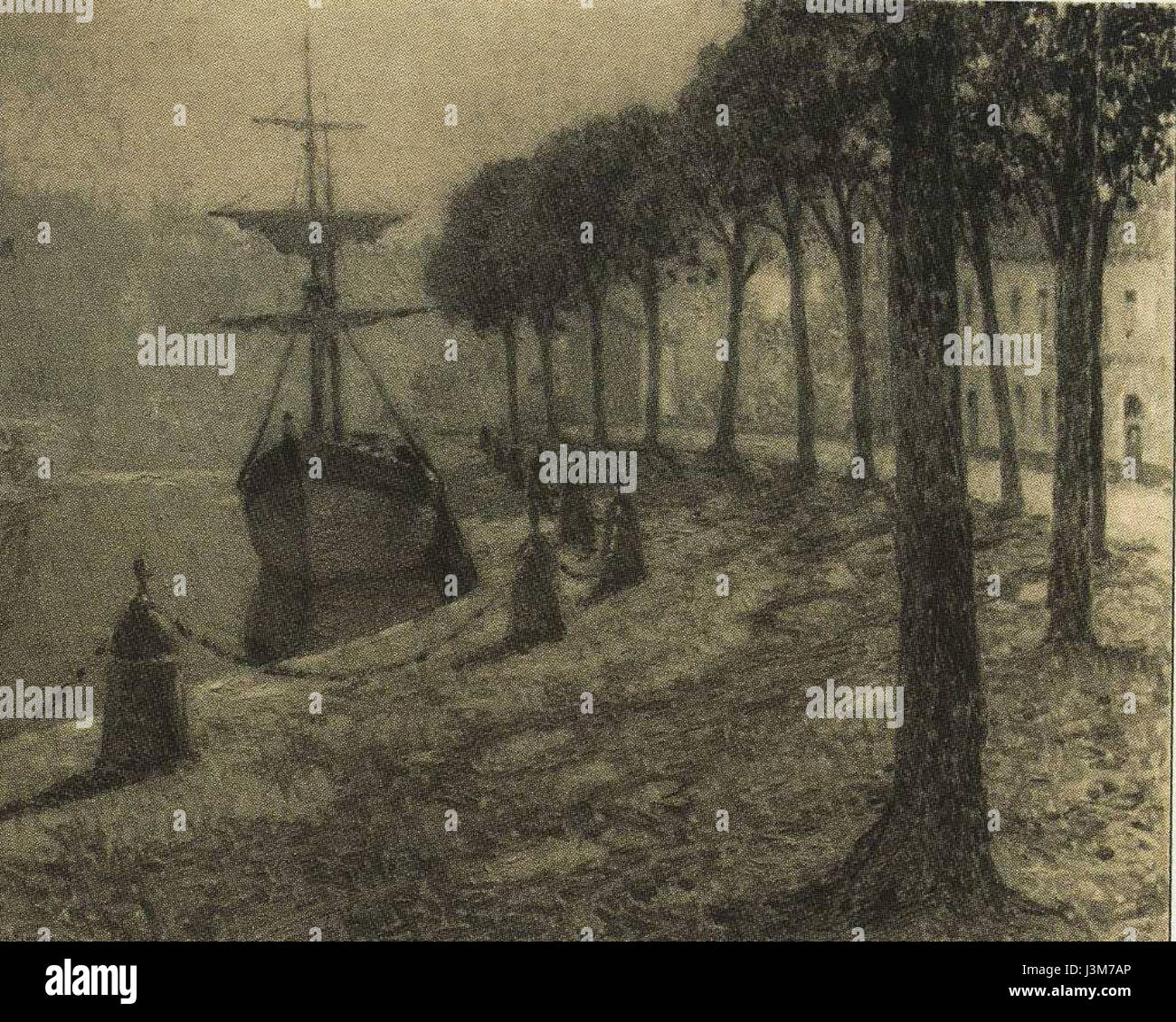 Serene maritime scene depicts hi-res stock photography and images - Alamy