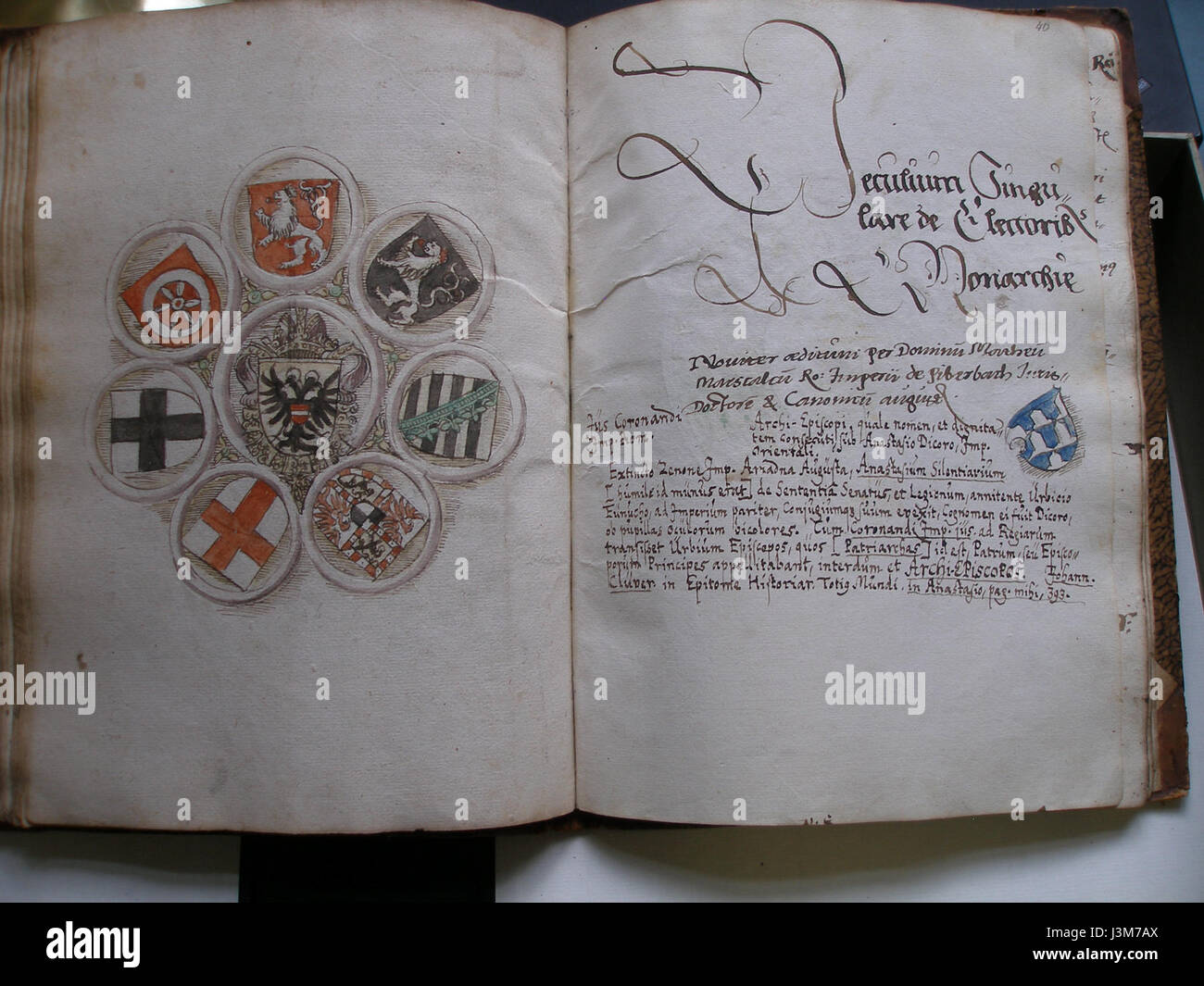 The Heine Institut houses historical manuscripts, with the image ...