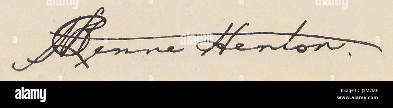 H signature hi-res stock photography and images - Alamy