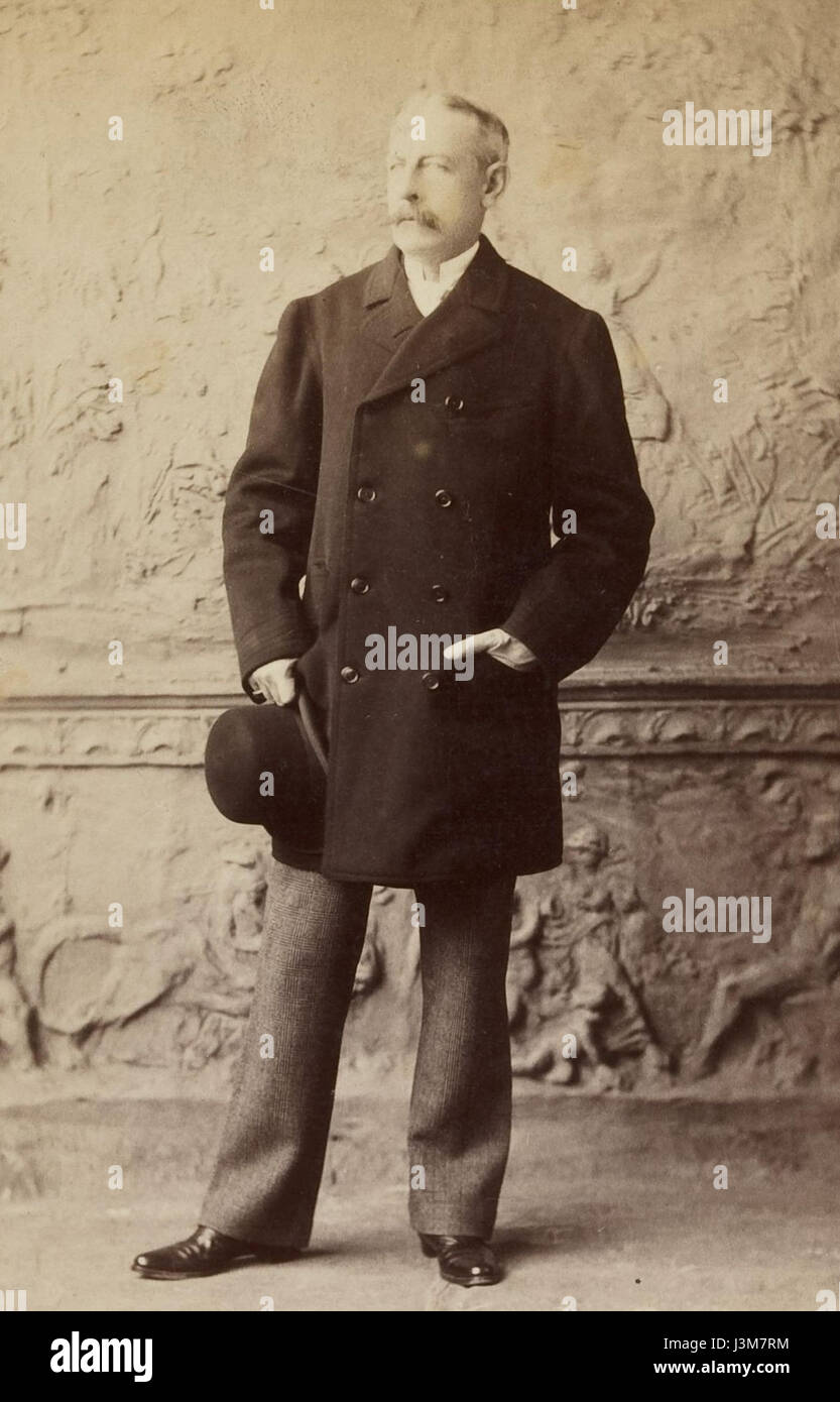 This photograph features James Gordon Bennett, a prominent figure, from ...