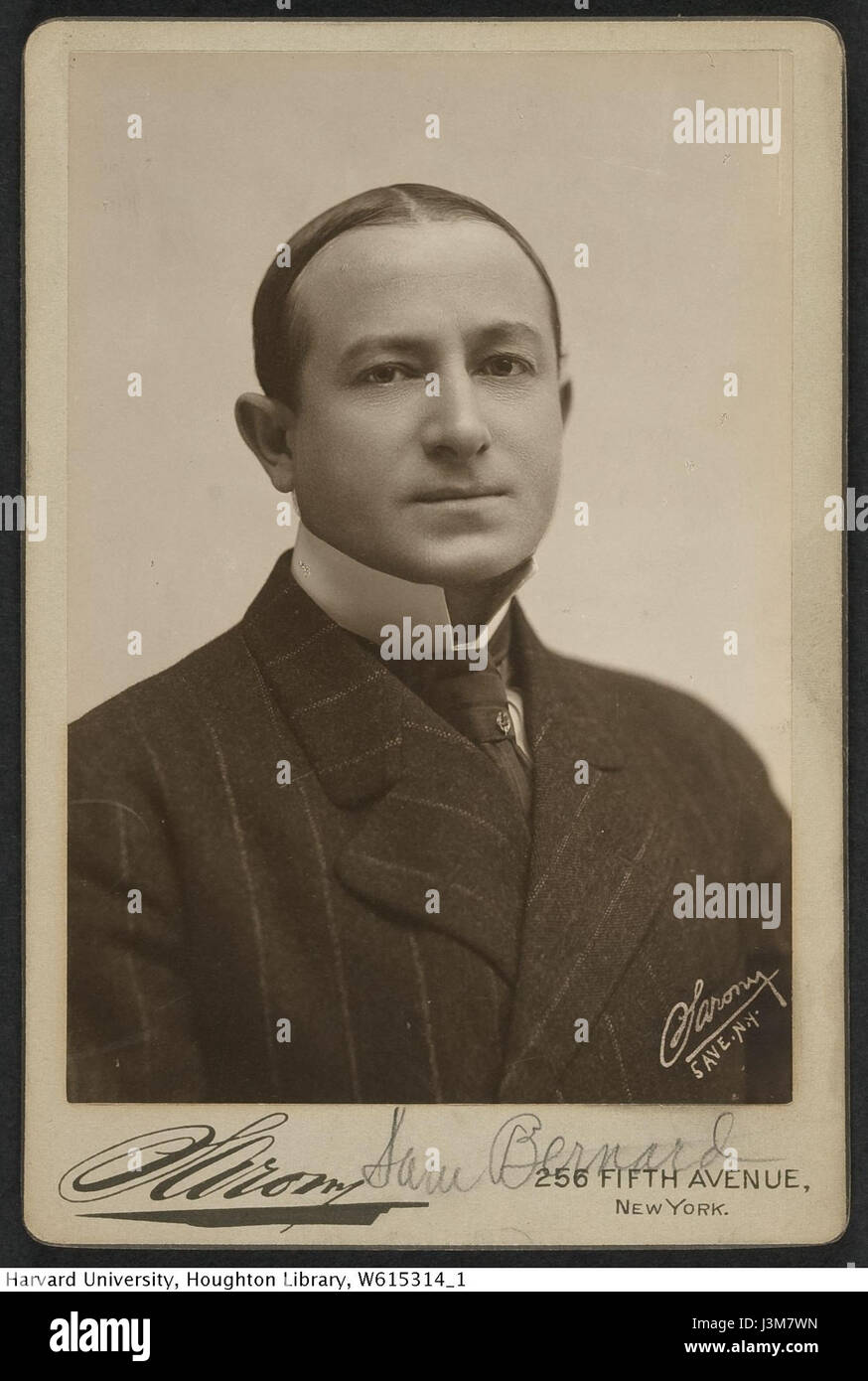 Harvard Theatre Collection Sam Bernard TCS 1.2411 Stock Photo - Alamy