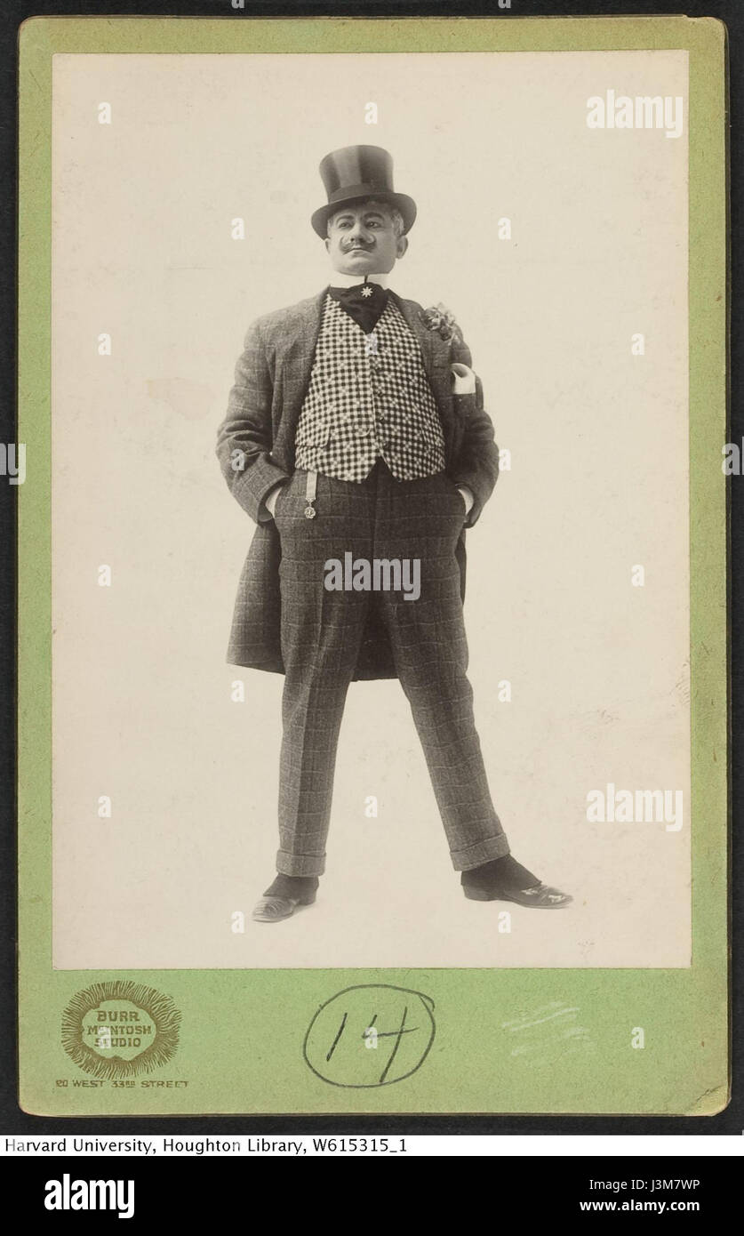 Harvard Theatre Collection Sam Bernard TCS 1.2412 Stock Photo - Alamy