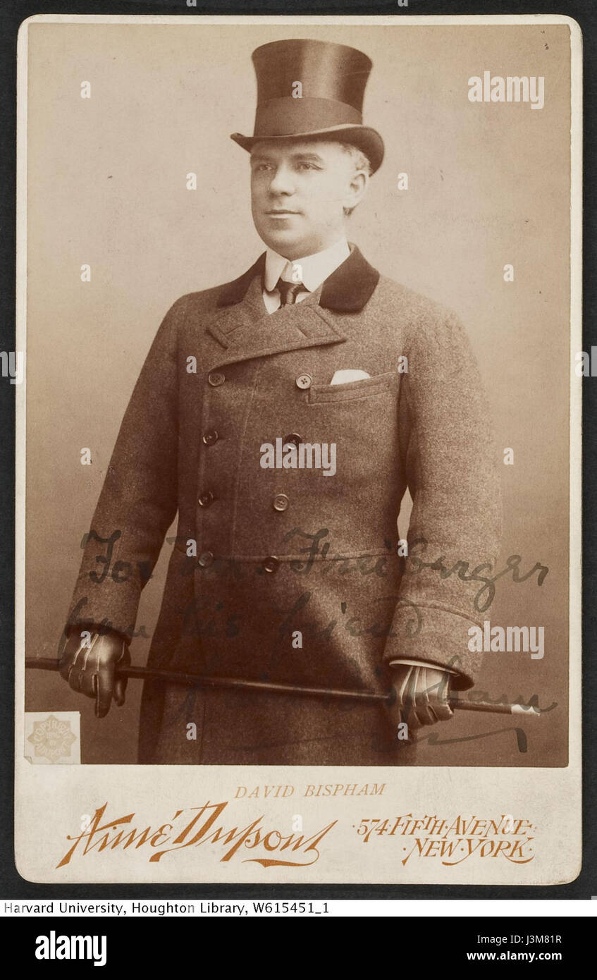 Harvard Theatre Collection David Bispham TCS 1.2549 Stock Photo - Alamy