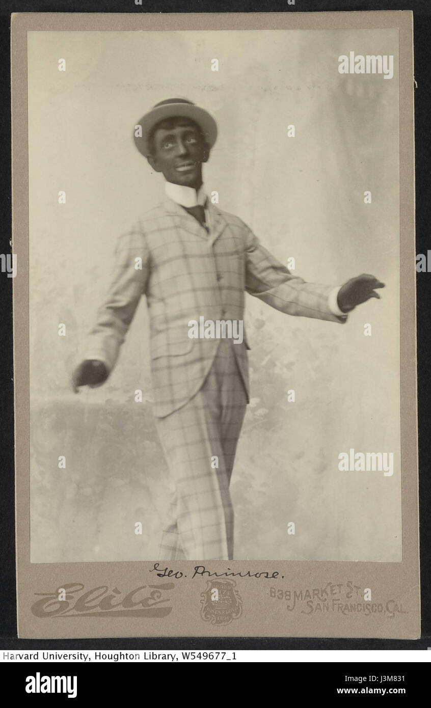 Harvard Theatre Collection George Primrose TCS 1.802 Stock Photo - Alamy