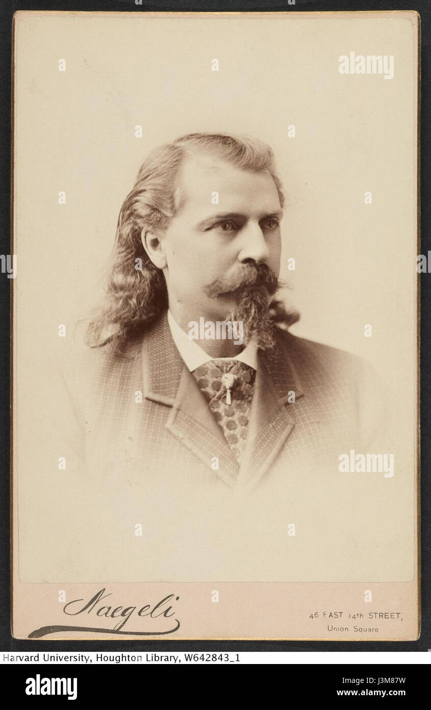 The Harvard Theatre Collection houses a portrait of Bill Cody, an ...