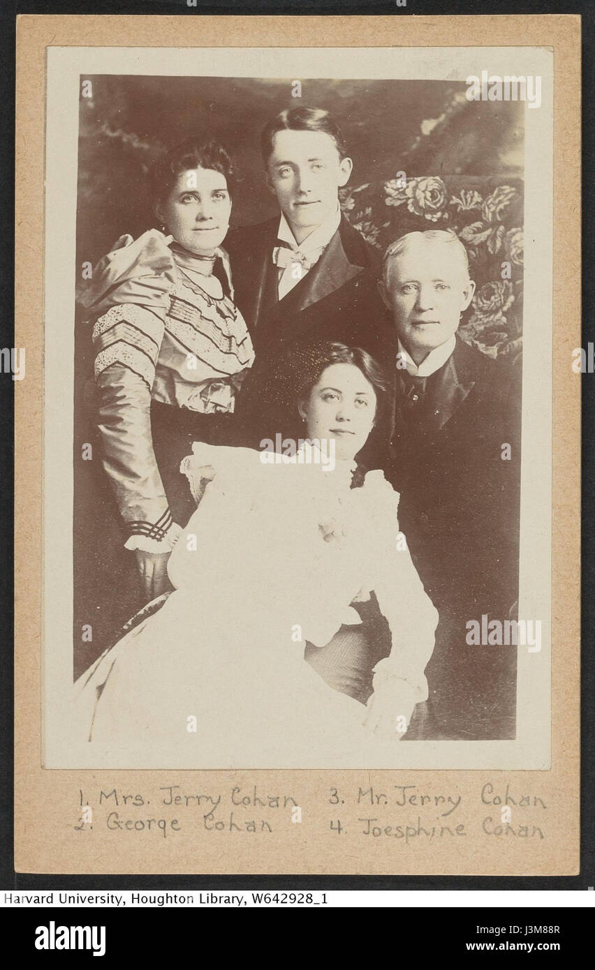 Harvard Theatre Collection Cohan Family TCS 1.5415 Stock Photo - Alamy