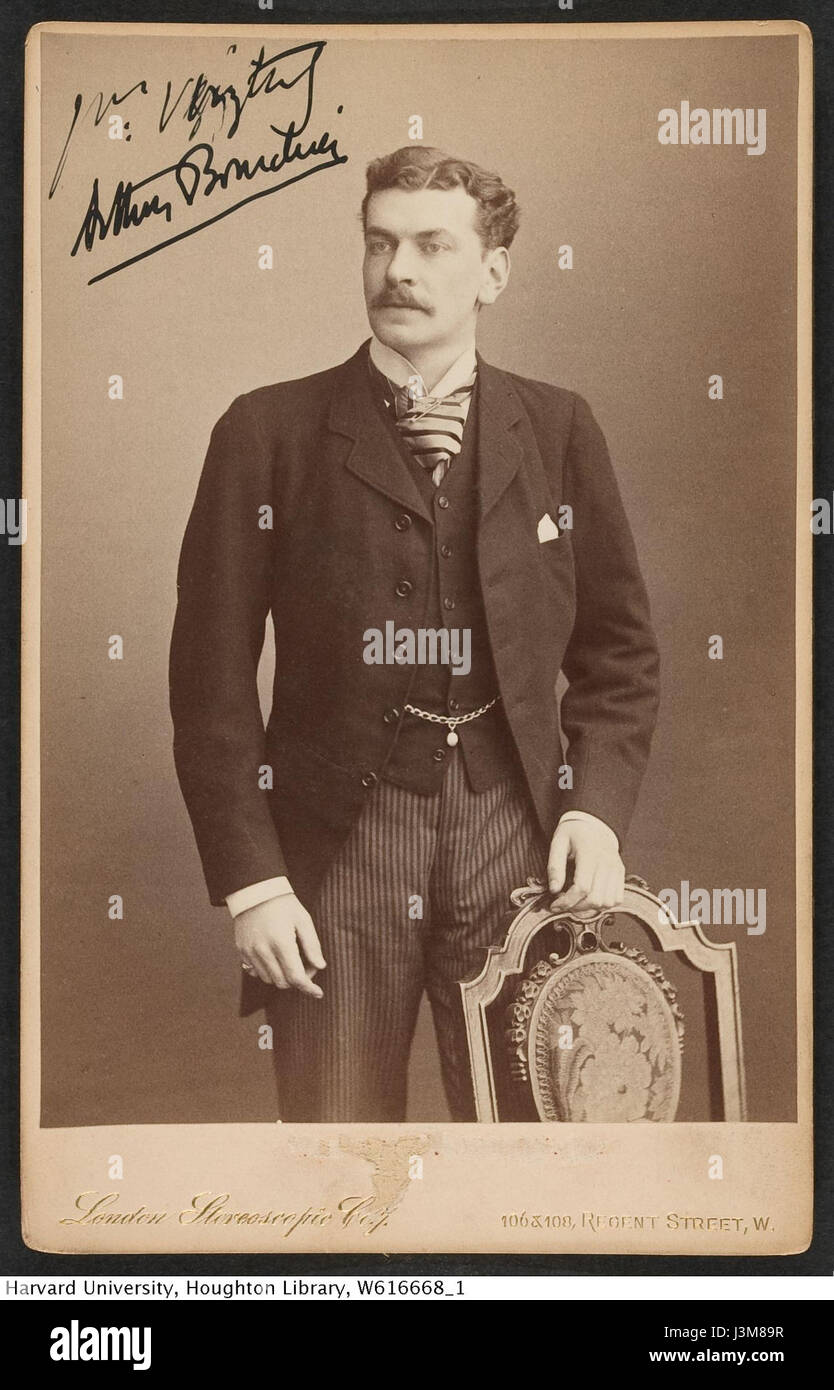 Harvard Theatre Collection Arthur Bourchier TCS 1.3336 Stock Photo - Alamy