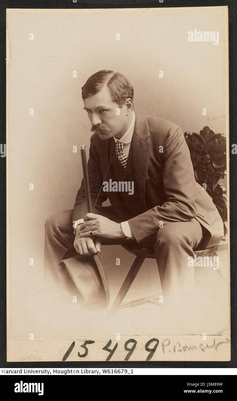 Harvard Theatre Collection Paul Bourget TCS 1.3347 Stock Photo - Alamy