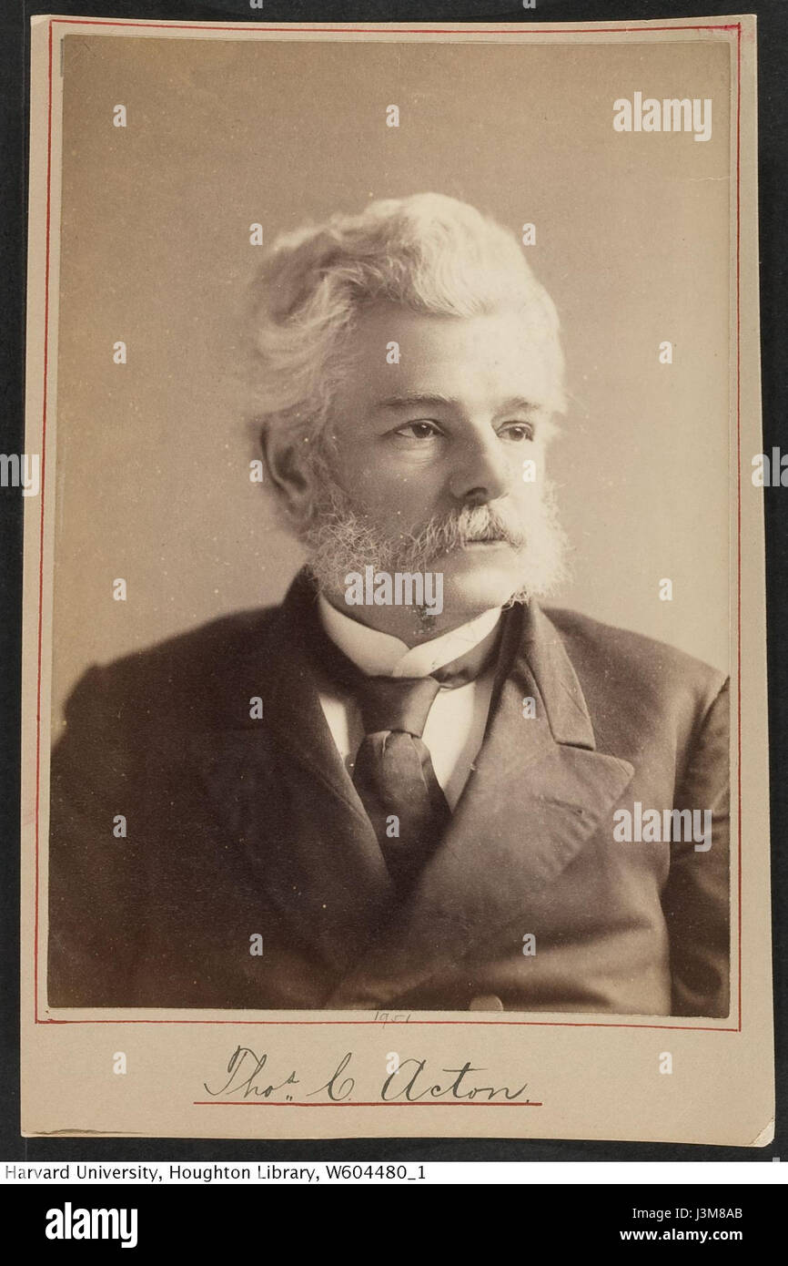 Harvard Theatre Collection Thomas C. Acton TCS 1.38 Stock Photo - Alamy