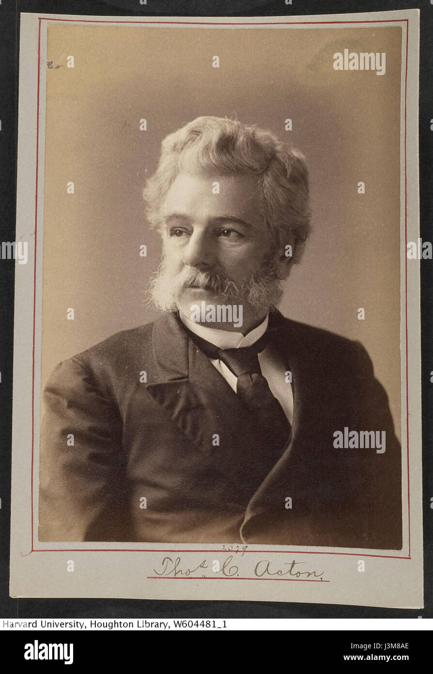Harvard Theatre Collection Thomas C. Acton TCS 1.39 Stock Photo - Alamy