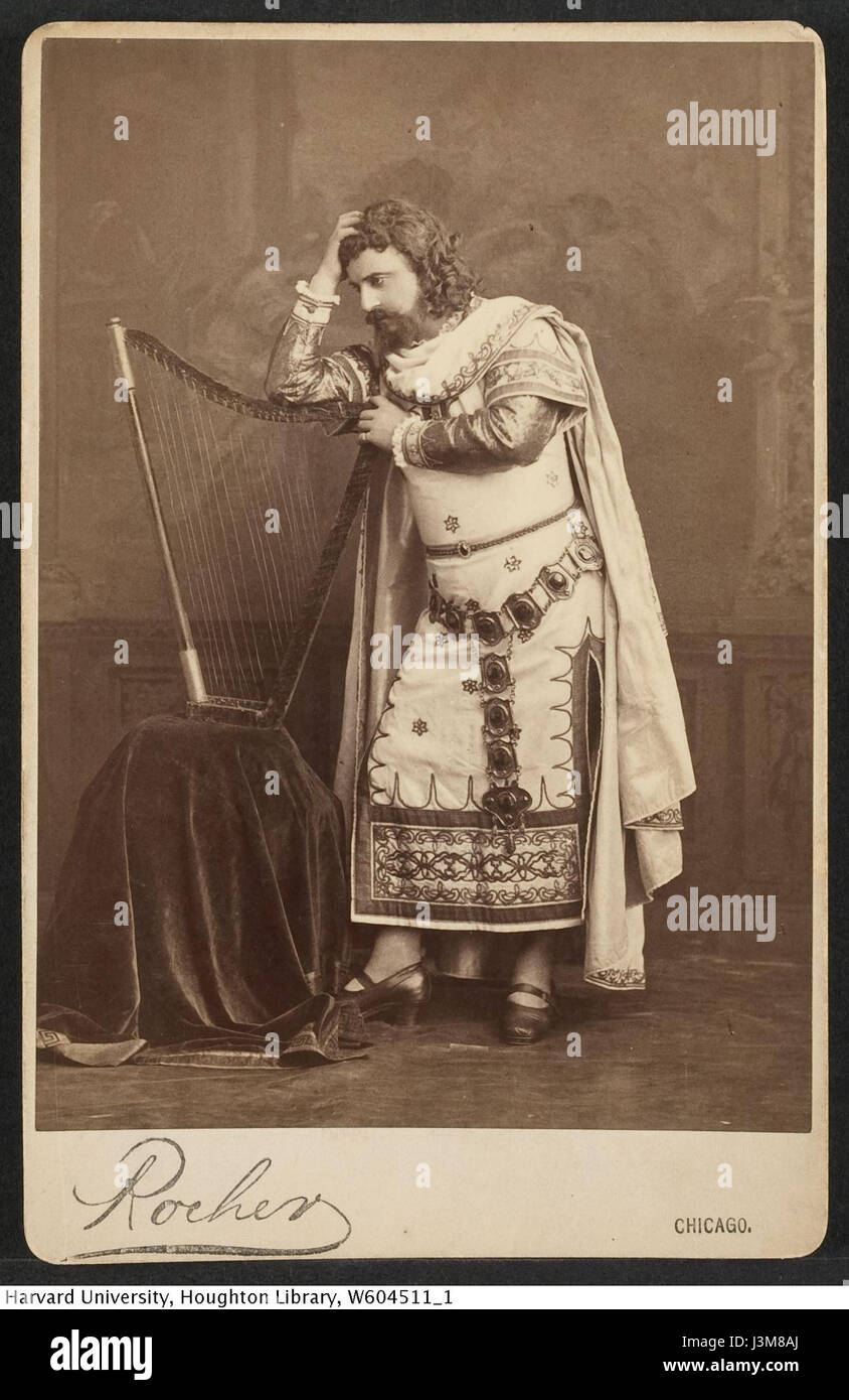 A cabinet card photograph of American opera singer Charles R. Adams ...