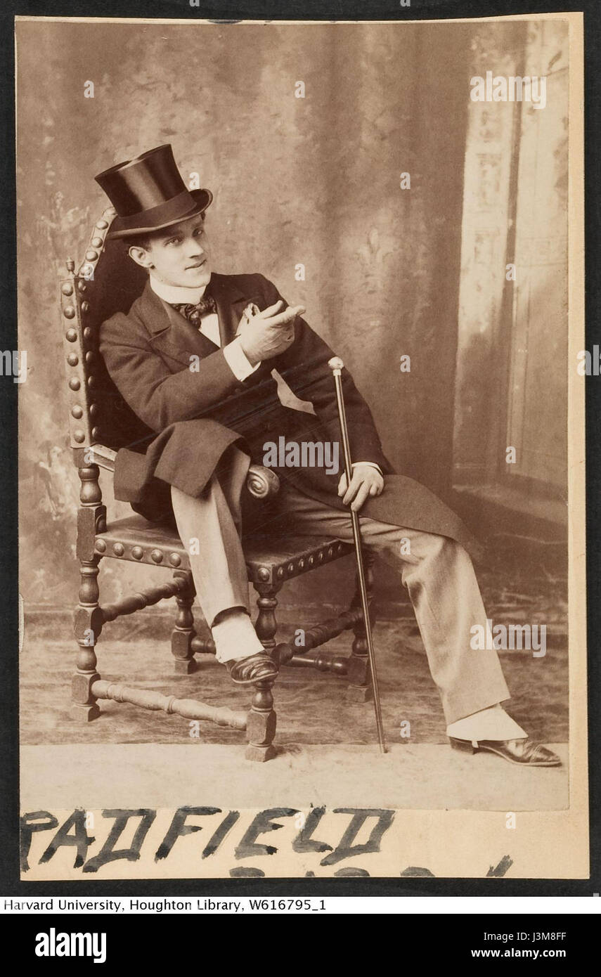 Harvard Theatre Collection W. Louis Bradfield TCS 1.3463 Stock Photo ...