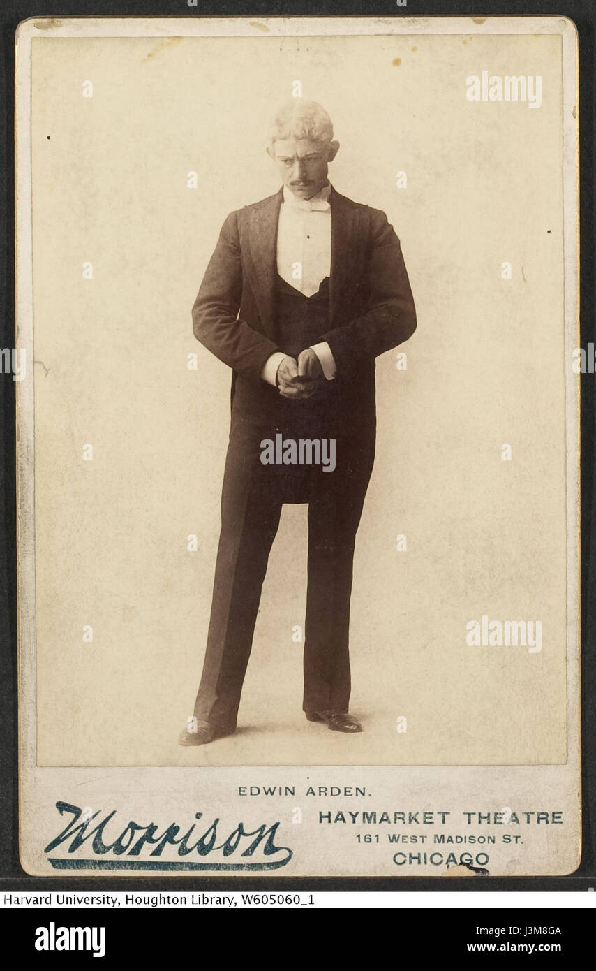 Harvard Theatre Collection Edwin Arden TCS 1.618 Stock Photo - Alamy