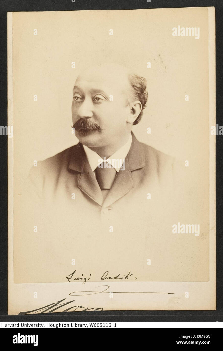 Harvard Theatre Collection Luigi Arditi TCS 1.673 Stock Photo - Alamy