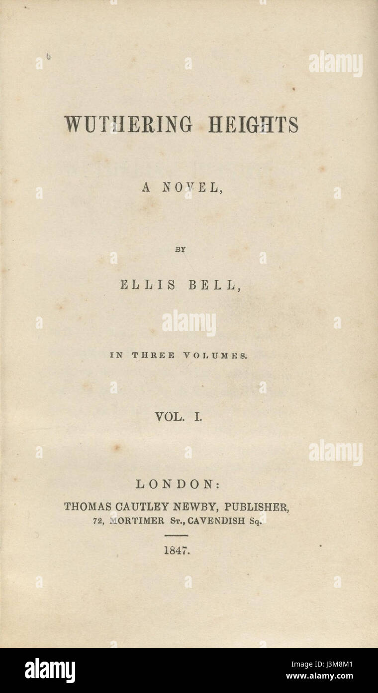 Houghton Lowell 1238.5 (A) refers to a specific edition of Emily BrontÃ ...