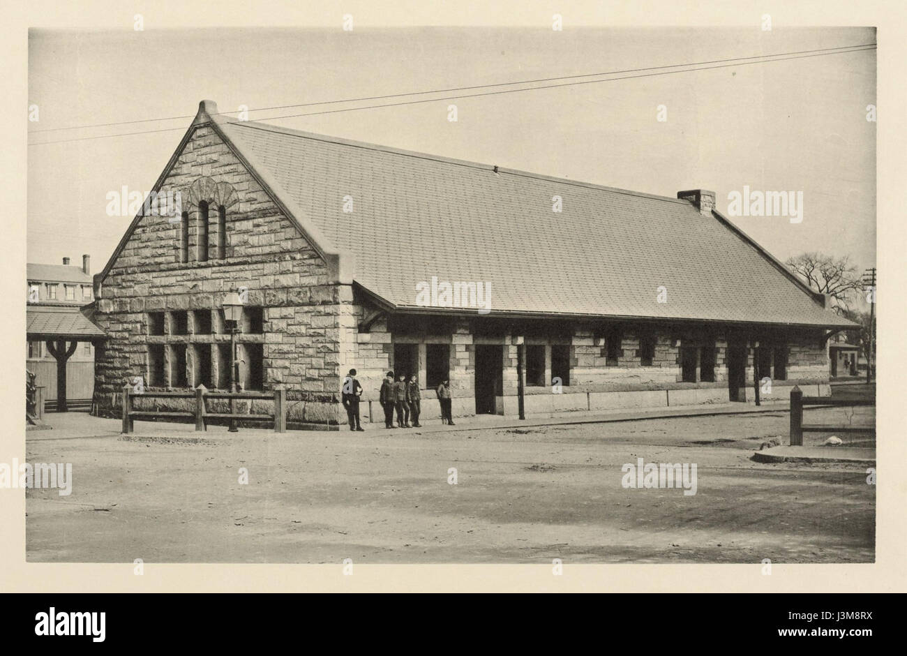 Houghton MS Typ 1070 Richardson, Allston Railroad Station Stock Photo ...