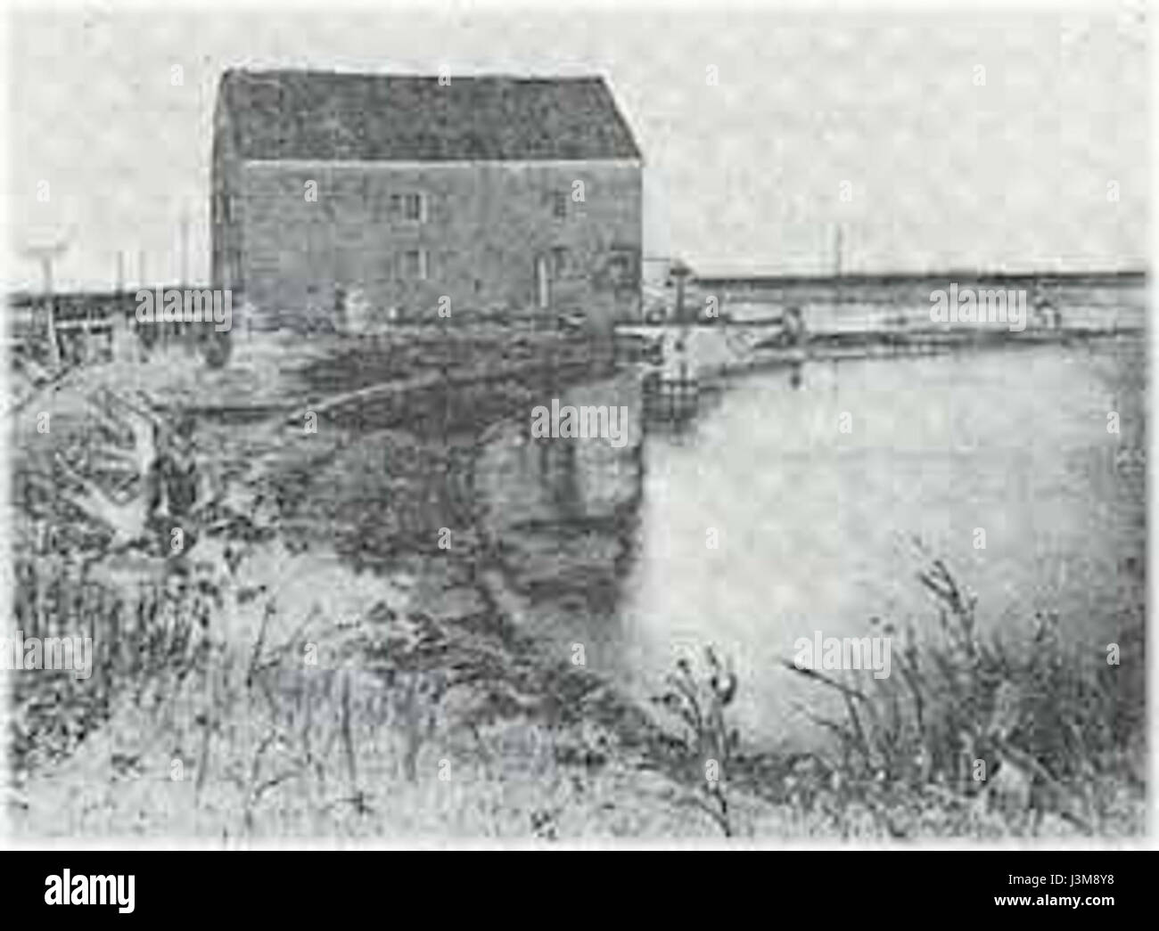 The Gerritsen Creek tidal mill was a functional mill powered by tidal ...