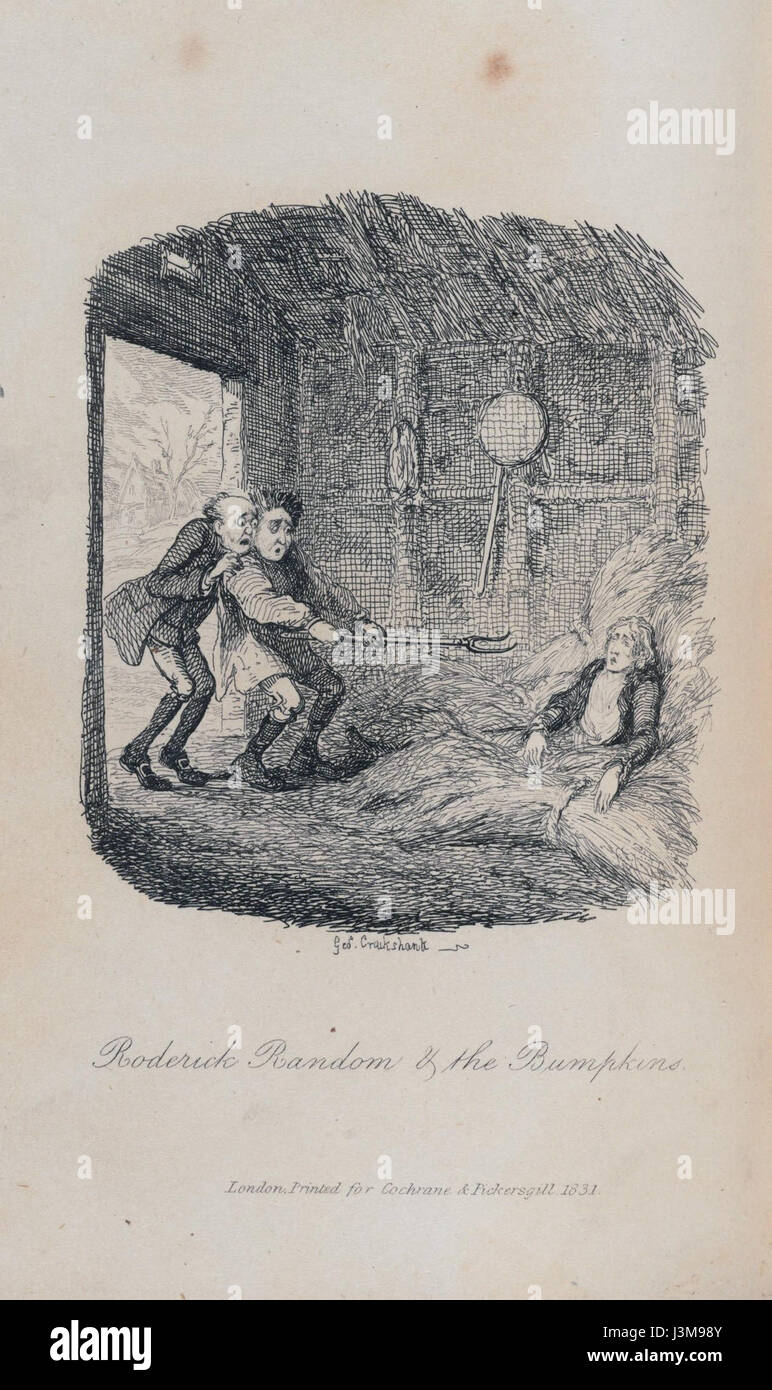 This page from 'Roderick Random' provides insight into the 18th-century ...