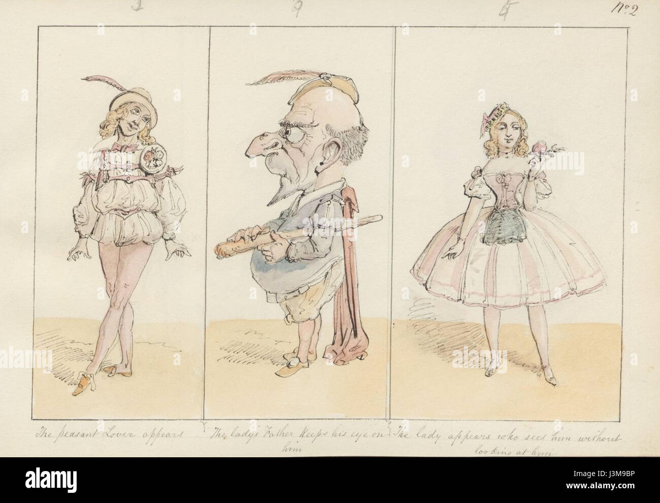 Harvard Theatre Collection Pantomime, Crowquill, 11, MS Thr 26 Stock ...