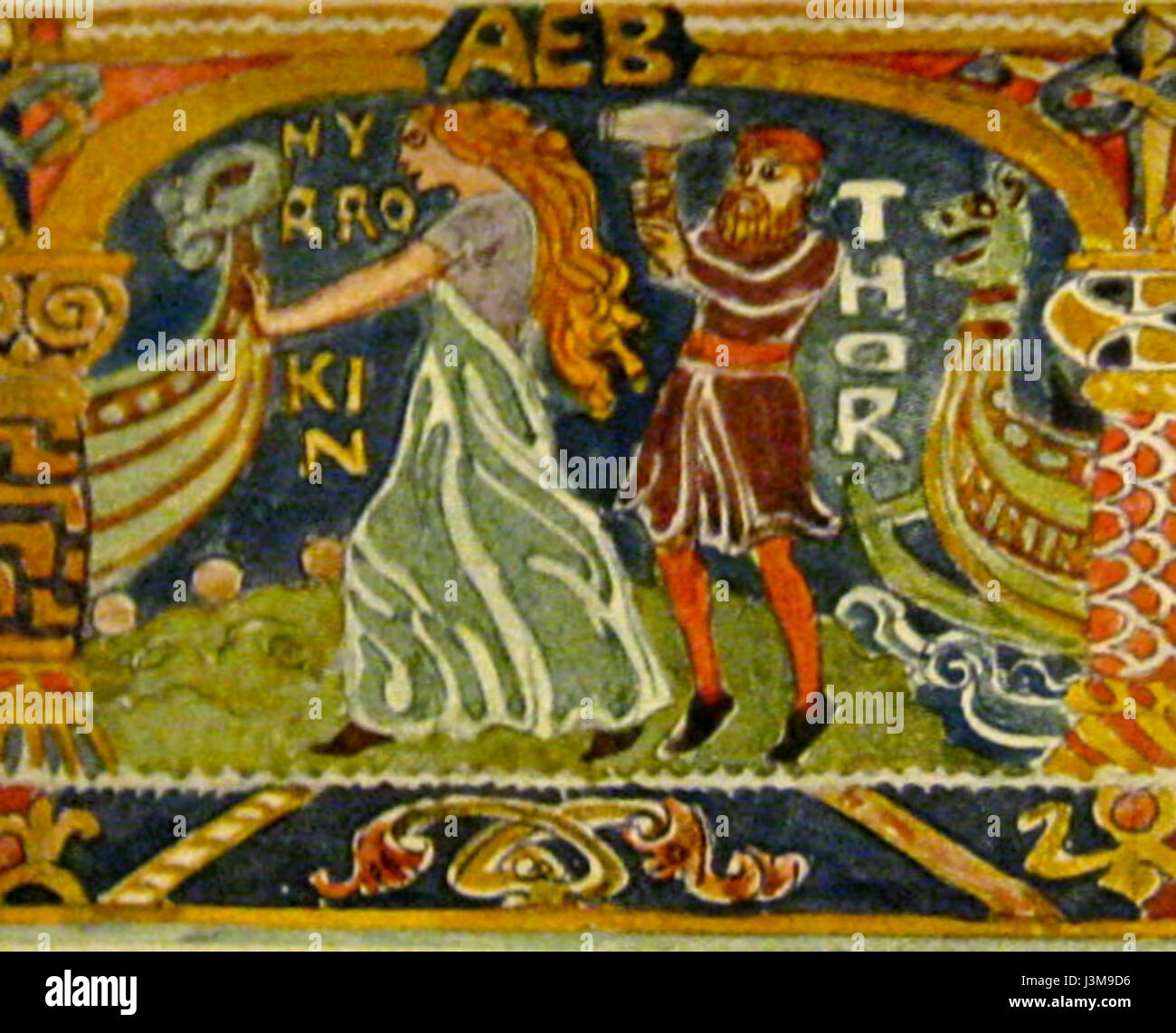 Thor norse god hi-res stock photography and images - Alamy