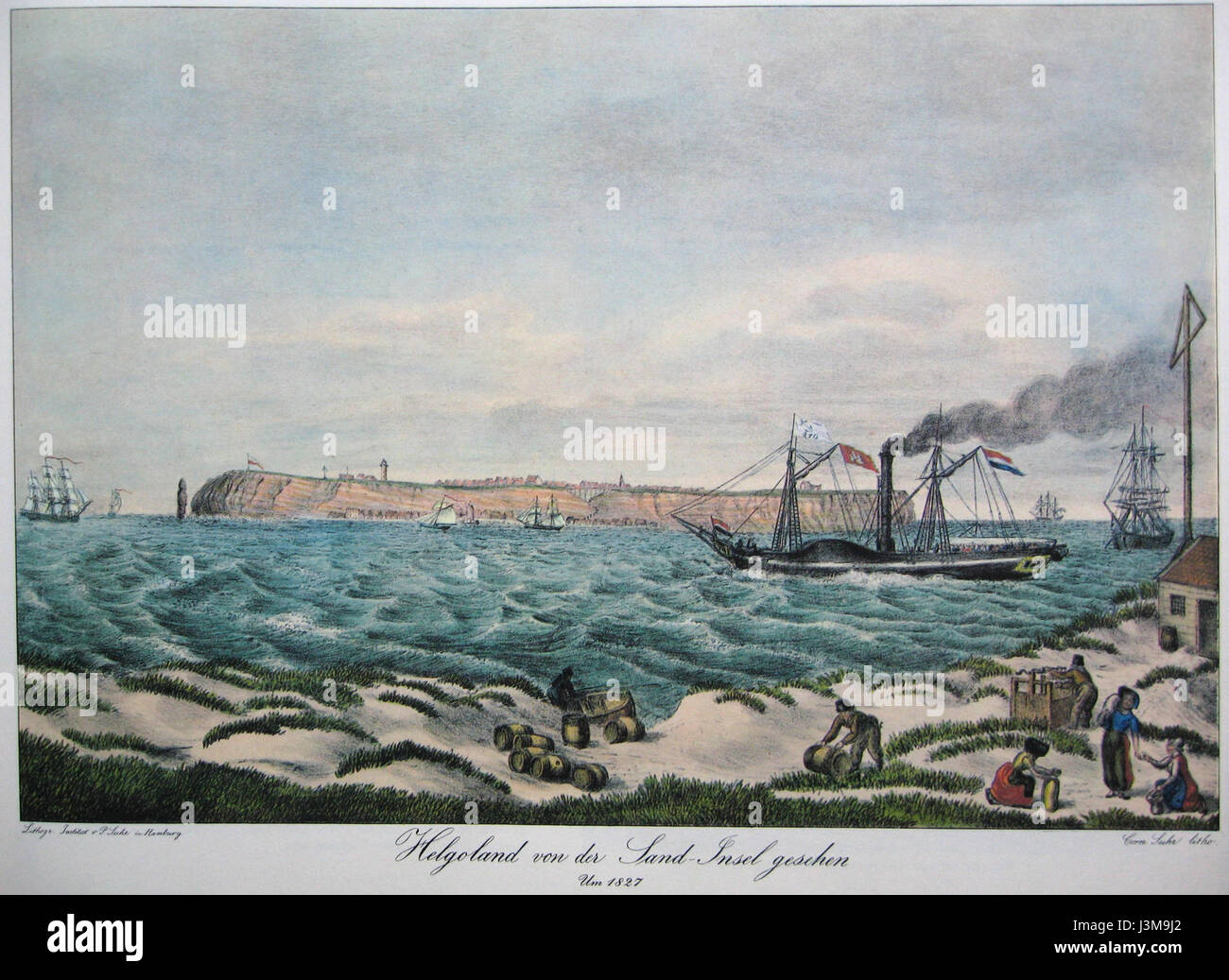 Map helgoland hi-res stock photography and images - Alamy