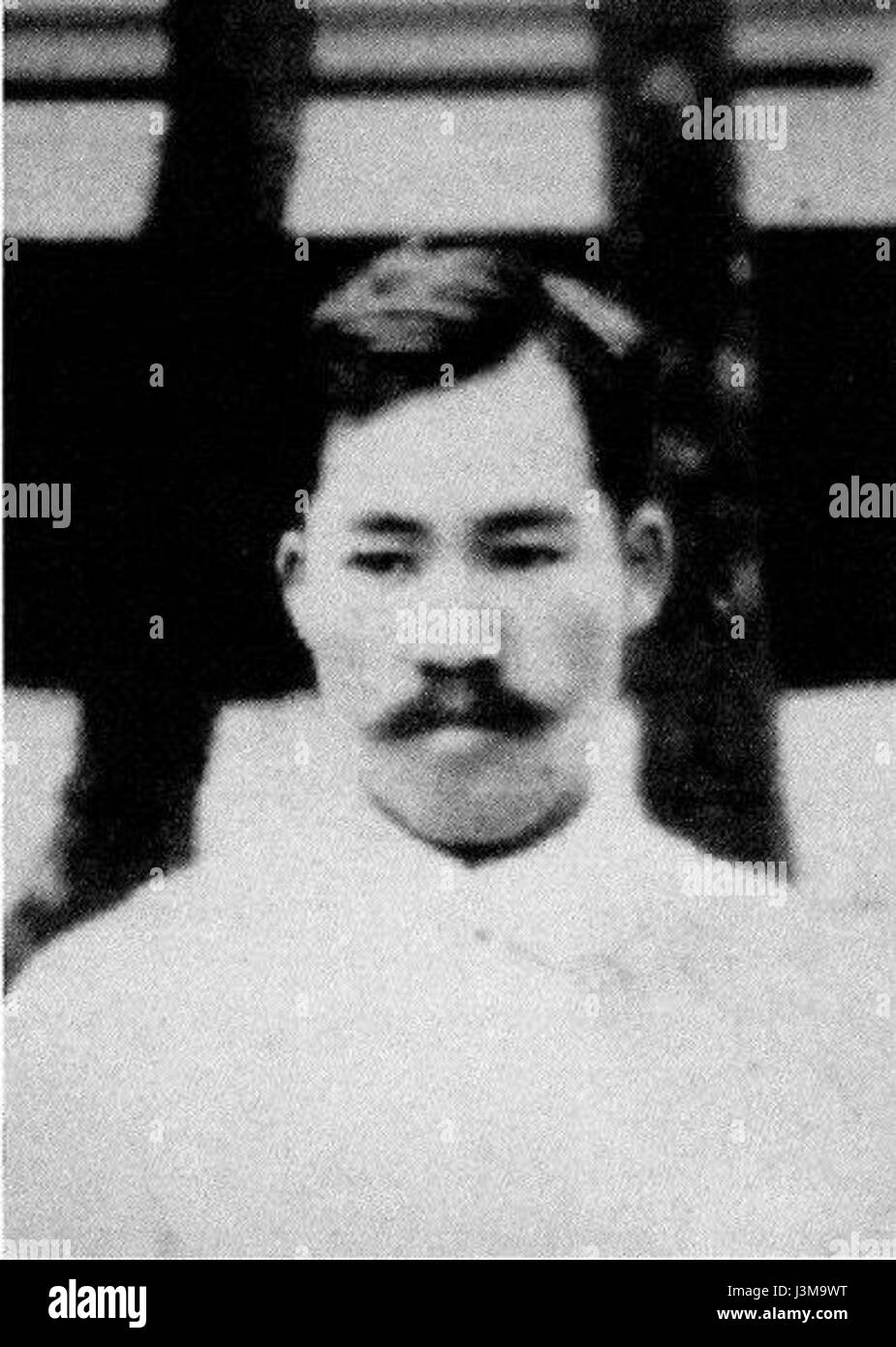 Portrait of Hashimoto Hakaru, a Japanese entomologist known for his ...