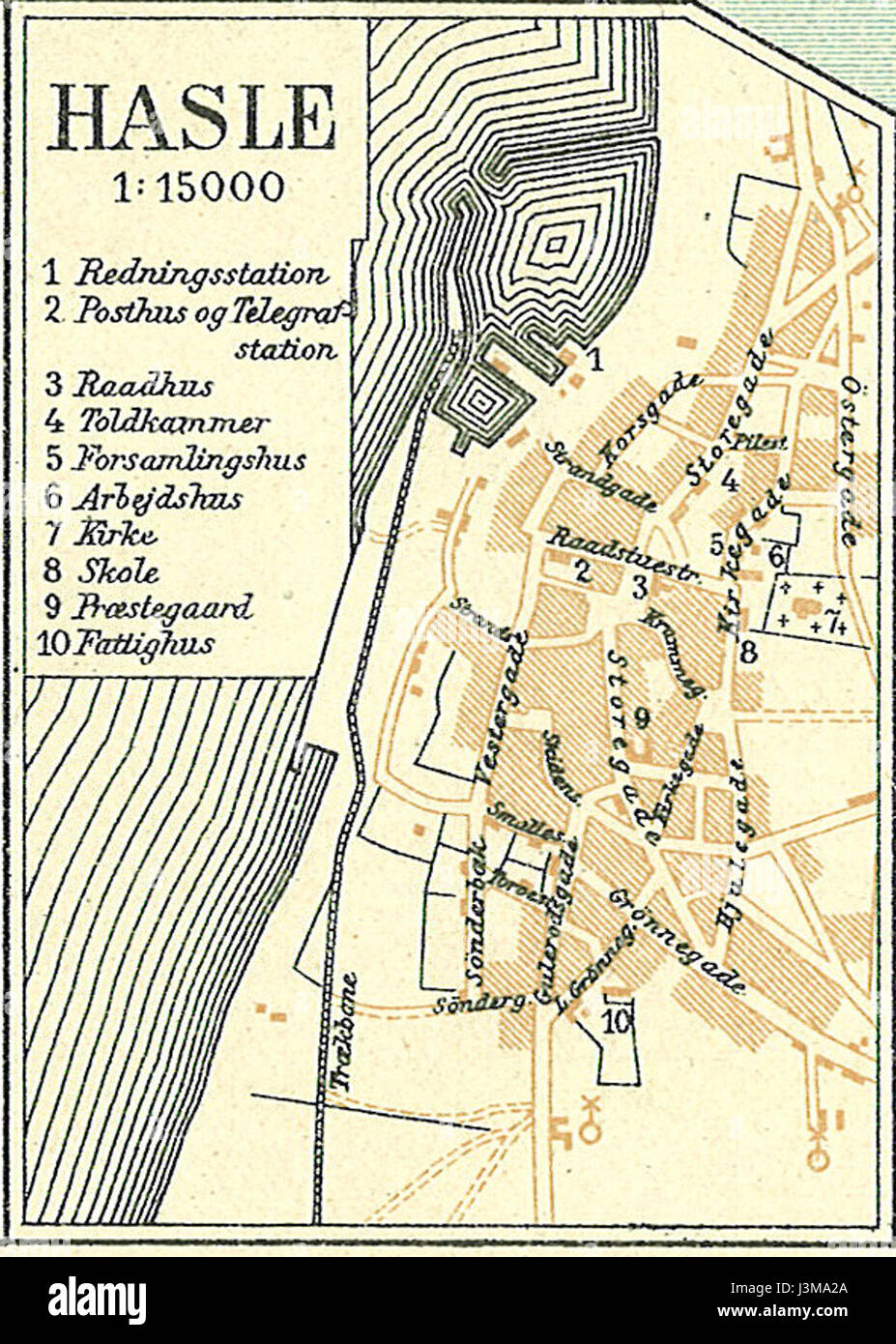 The image of Hasle, Bornholm, from 1900, offers a glimpse into life on ...