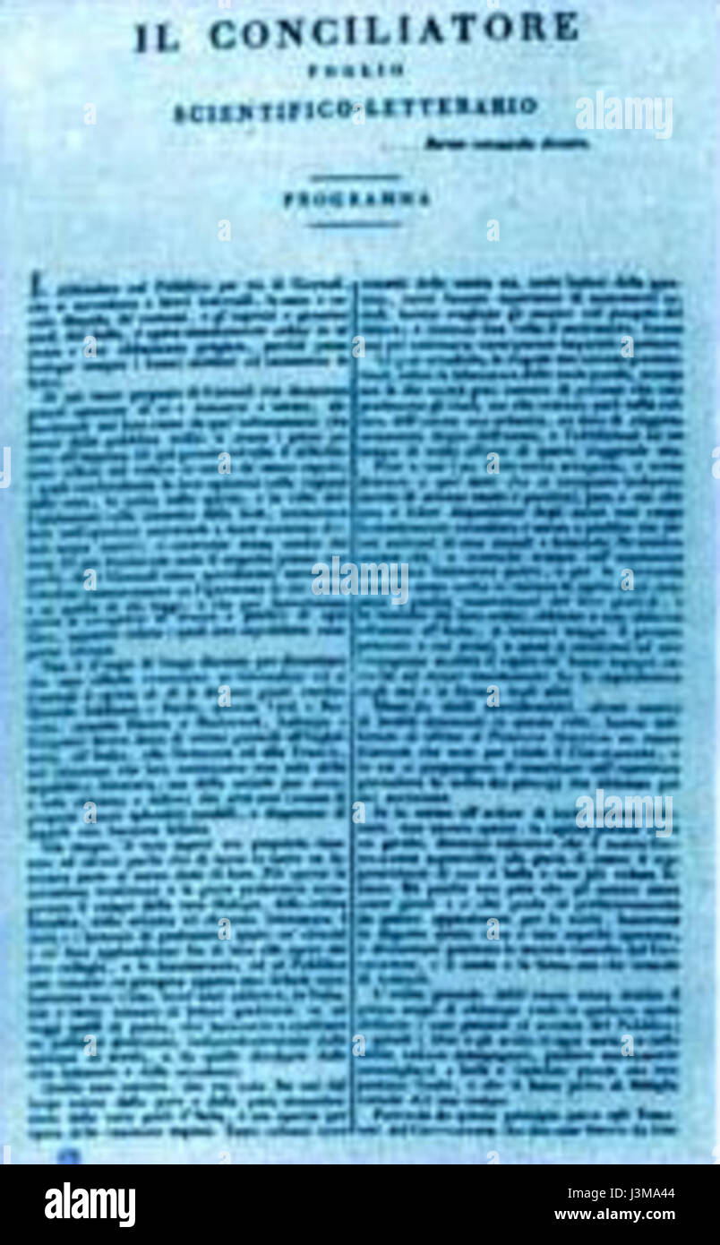 Il conciliatore hi-res stock photography and images - Alamy