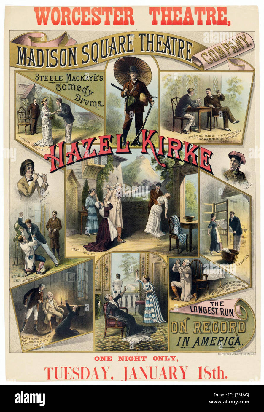 The Harvard Theatre Collection houses the work 'Hazel Kirke,' which ...