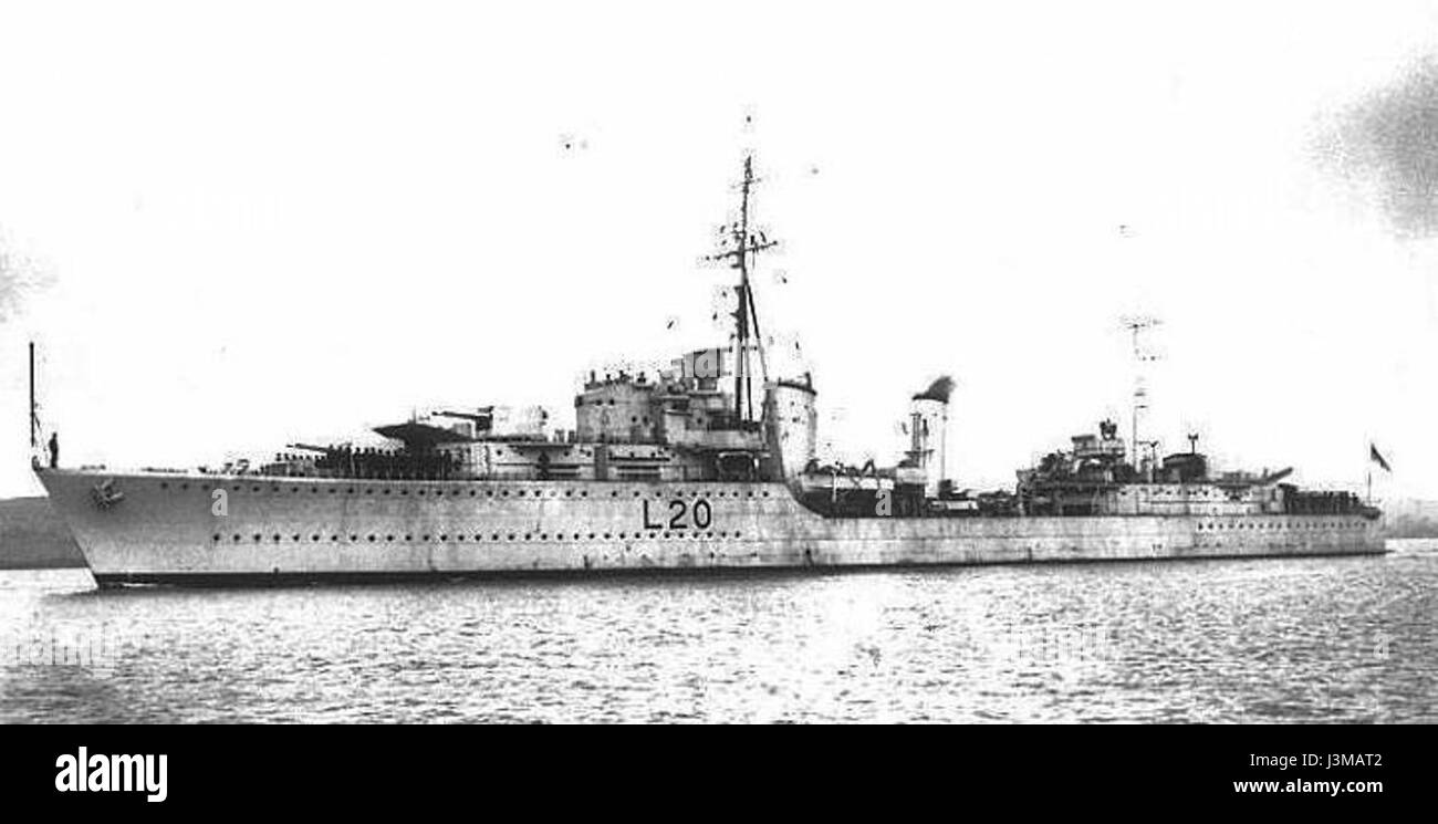 The HMS Gurkha was a G-class destroyer of the Royal Navy commissioned ...