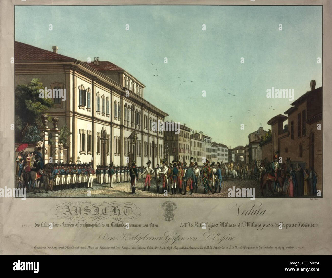 The I.R. Collegio Militare di Milano was a prominent military academy ...