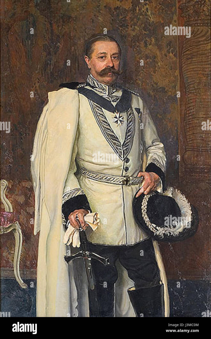 A portrait of Godard John Charles George, Count of Aldenburg, created ...