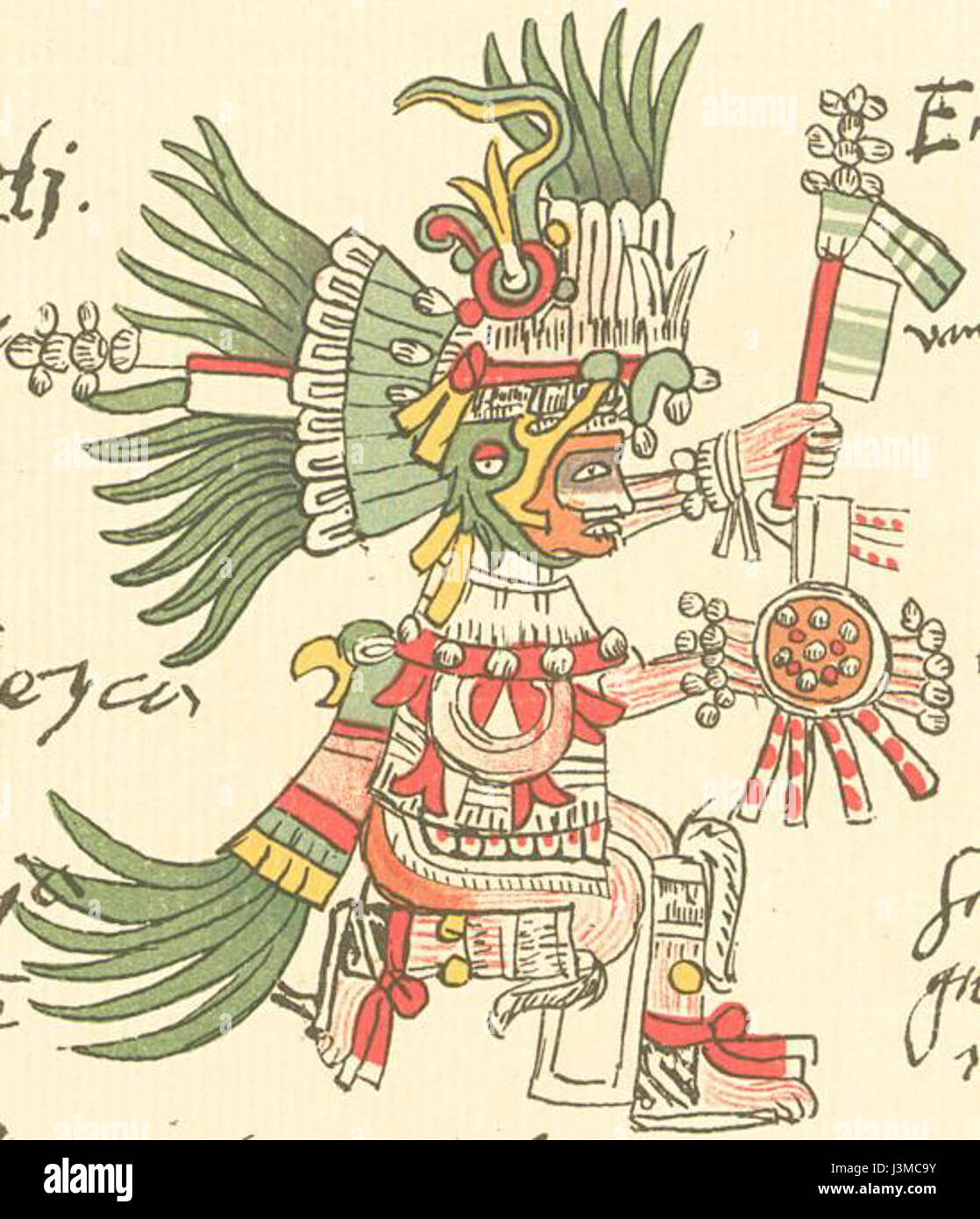 Aztec God Of War Huitzilopochtli Statue