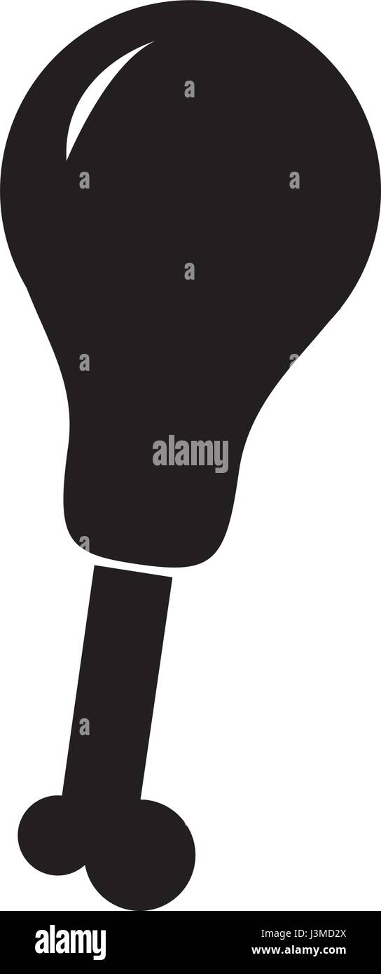 chicken thigh vector illustration Stock Vector Image & Art - Alamy