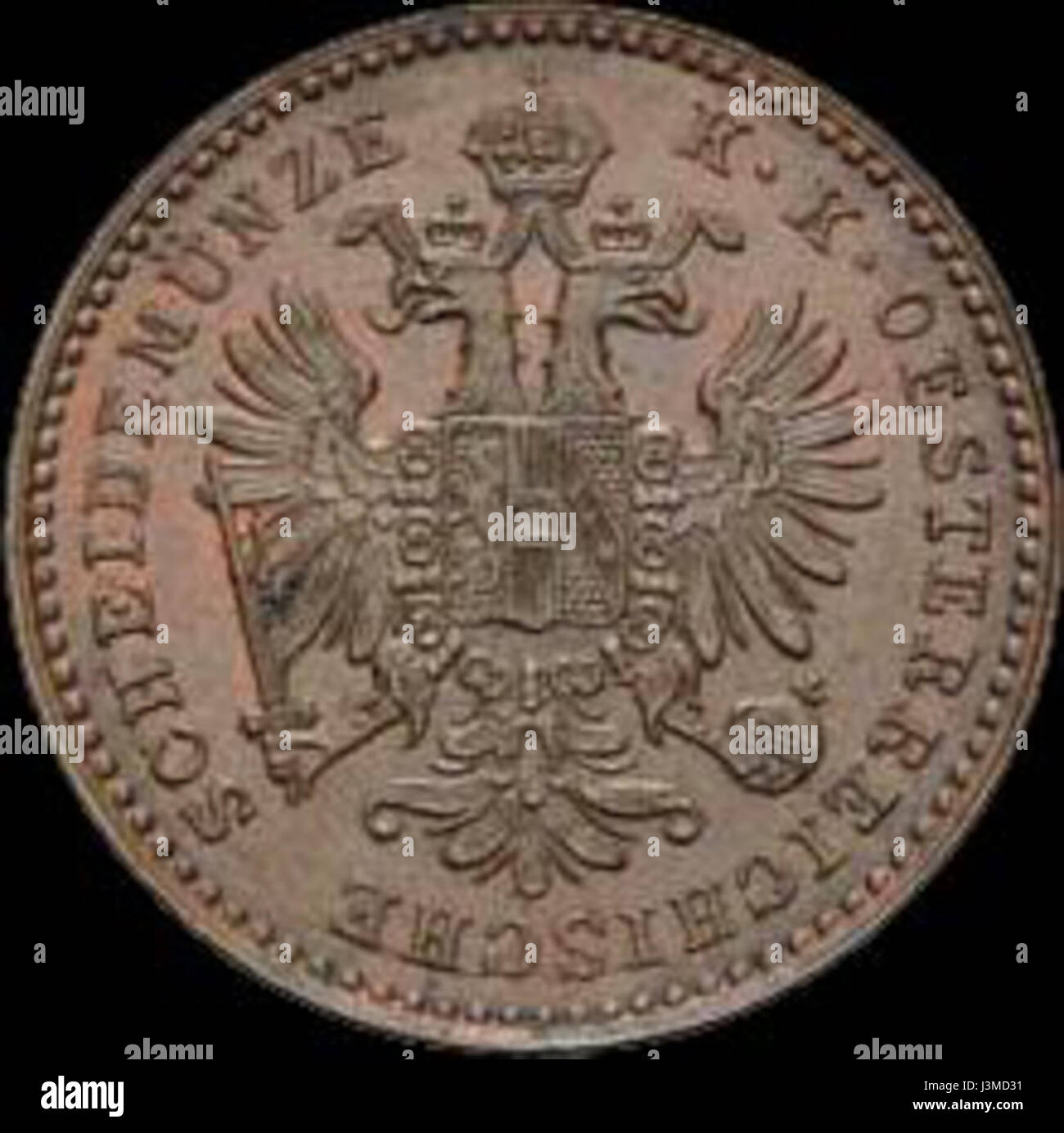 The GOW 1 kreuzer 1859 M coin features a detailed obverse design ...