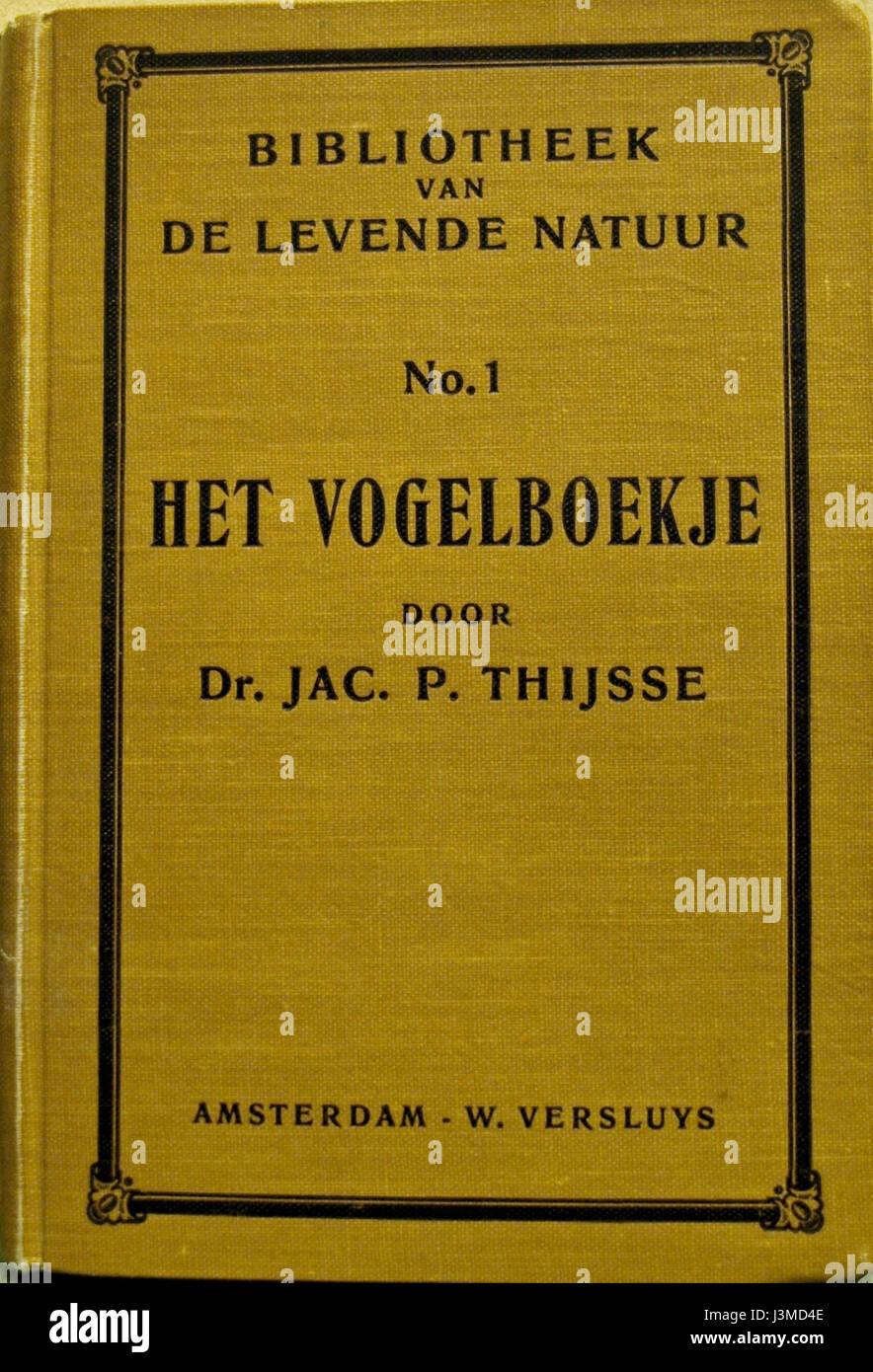 'Het vogelboekje' is a Dutch bird book, with the second edition ...