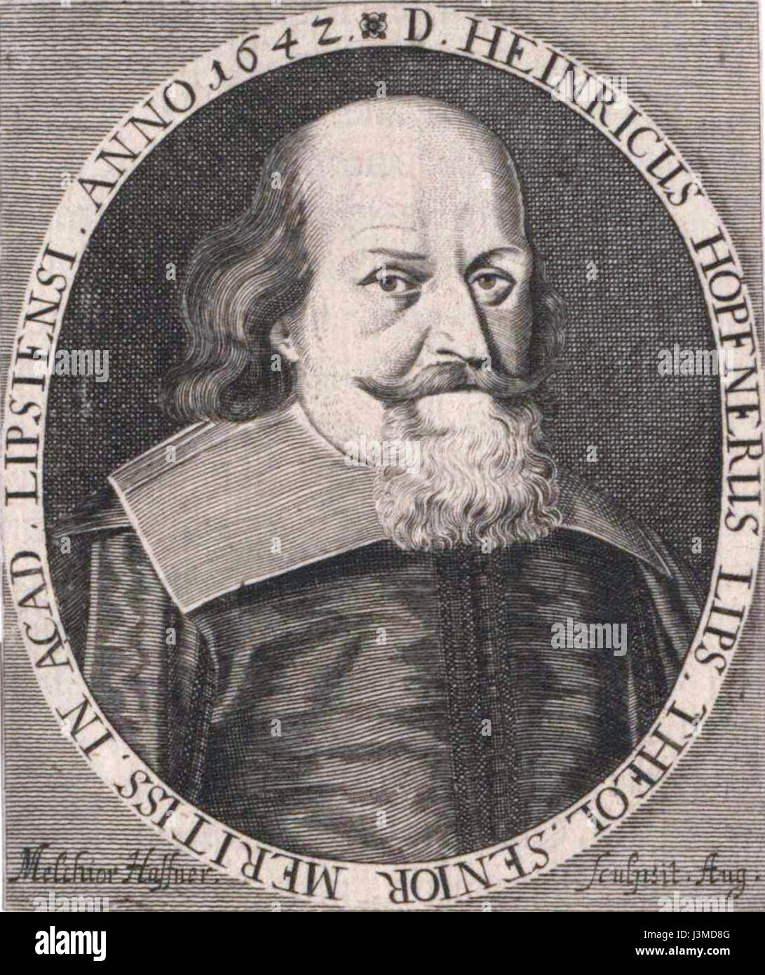 A portrait featuring Heinrich Hoepfner and Melchior Haffner, possibly ...