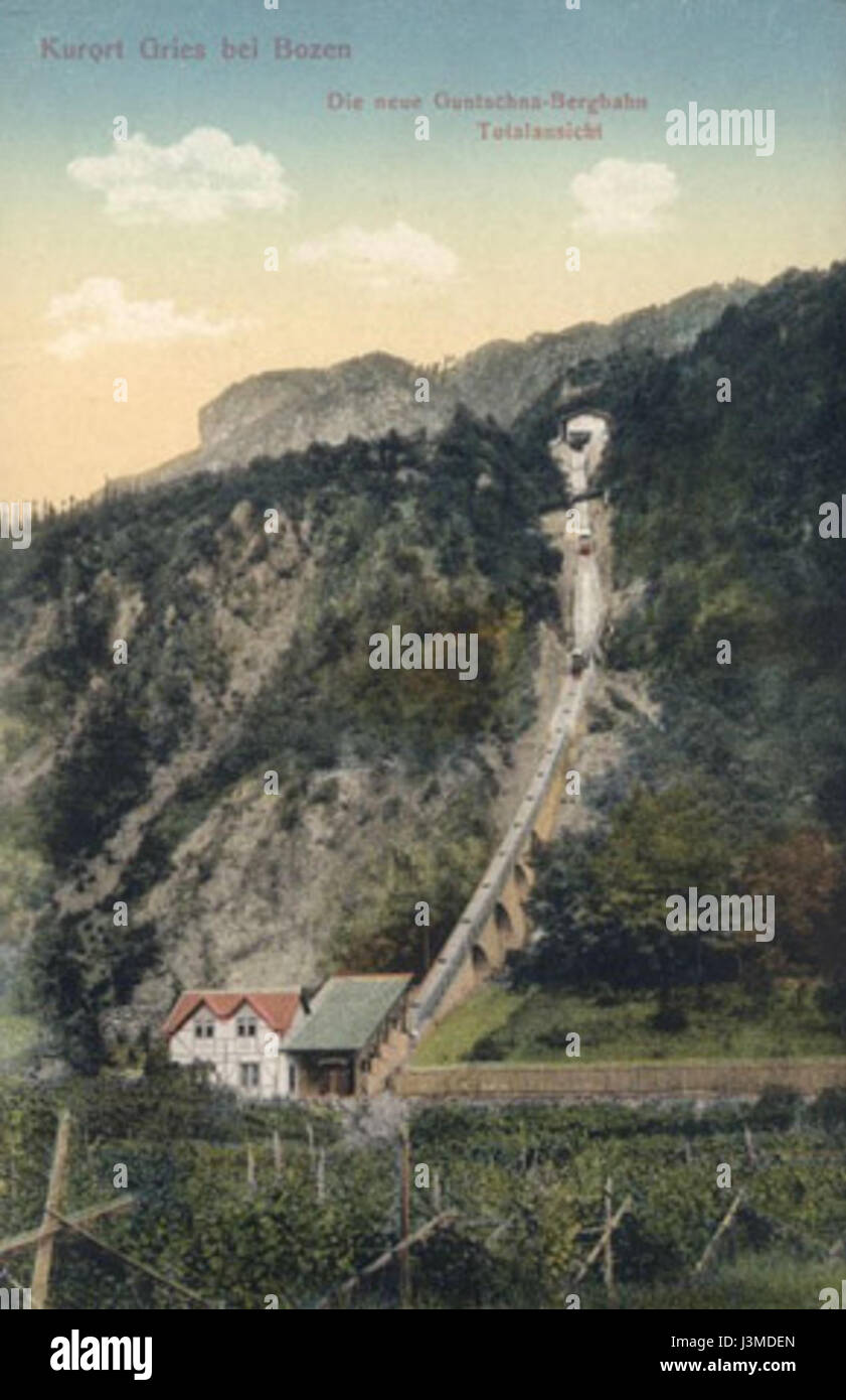The Guncina funicular is a type of transportation system used to ...