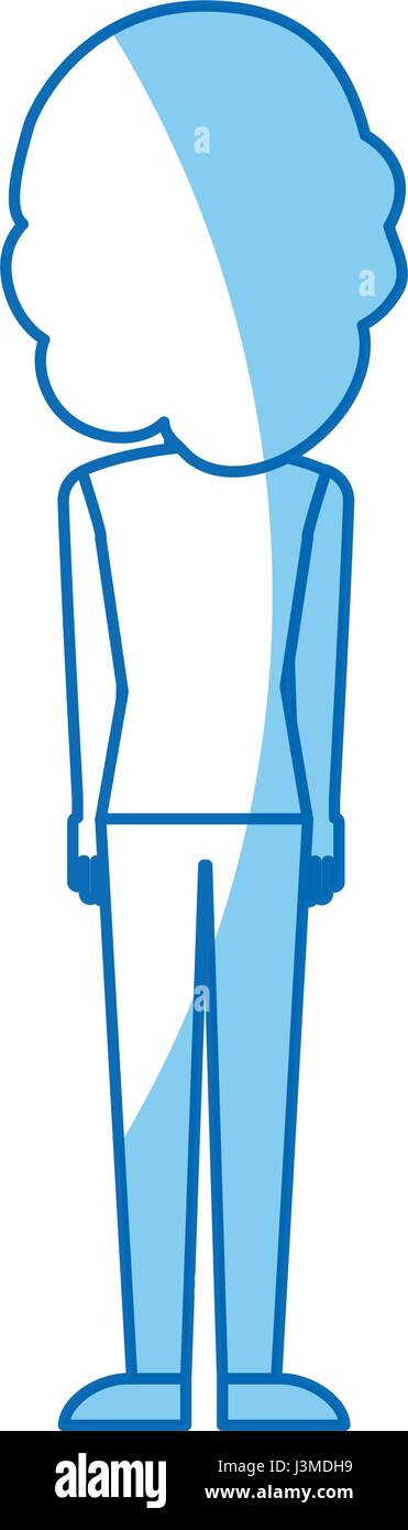 young back woman avatar character Stock Vector Image & Art - Alamy