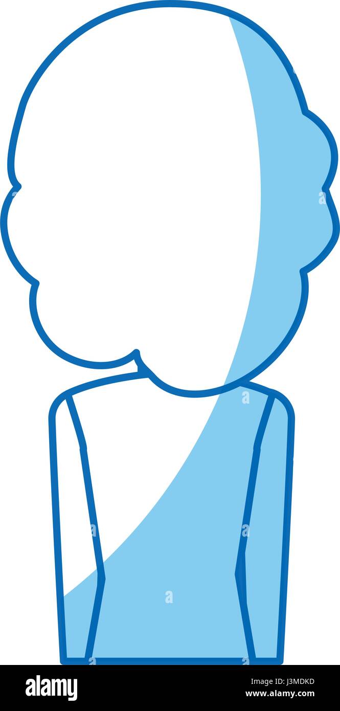 young back woman avatar character Stock Vector Image & Art - Alamy