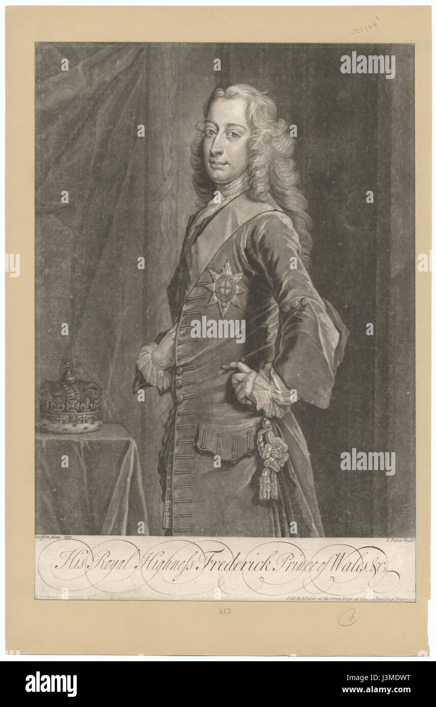 His Royal Highness Frederick, Prince of Wales, was an important member ...