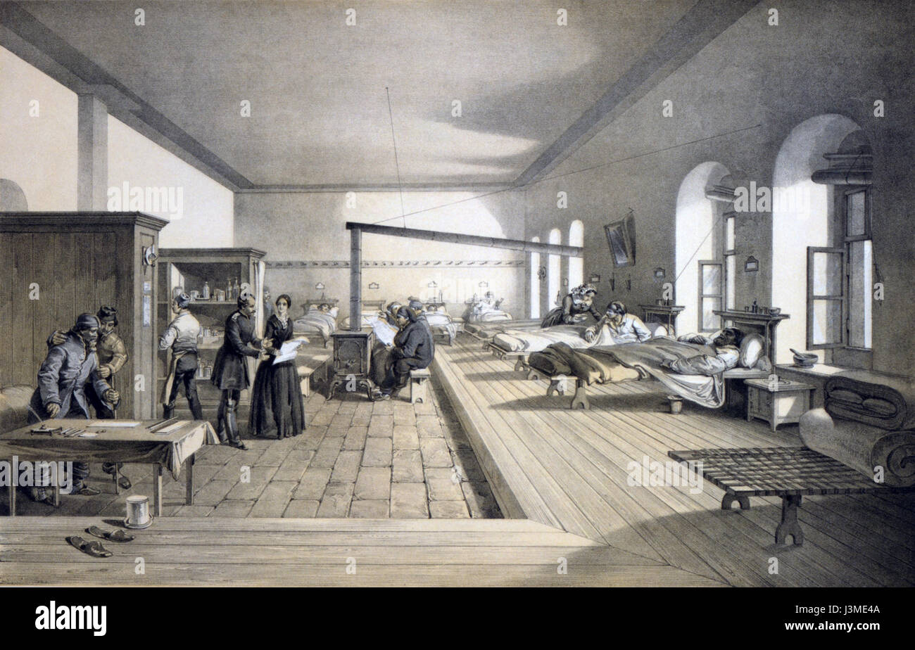 Florence nightingale at scutari hi-res stock photography and images - Alamy