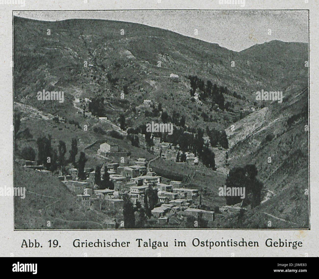 Griechiescher Talgau in Ostpontischen Gebirge Banse Ewald 1919 Stock ...
