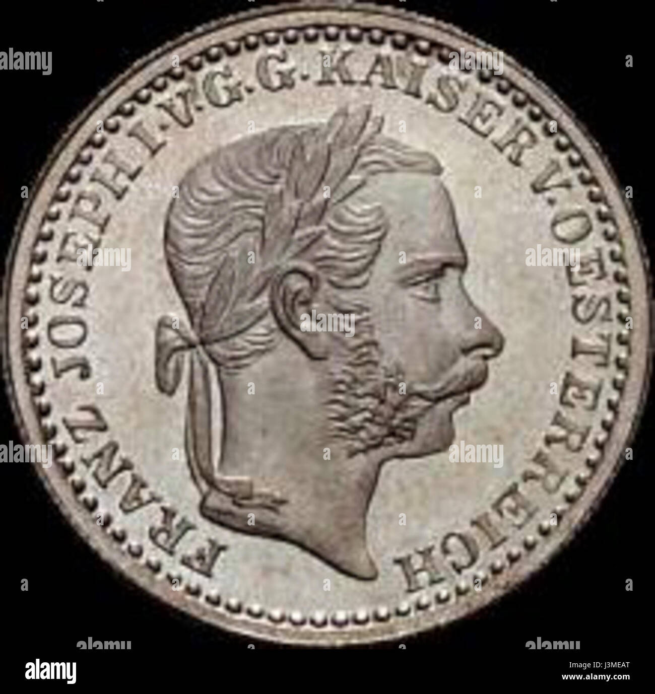 The GOW 10 kreuzer 1867 A coin features an obverse design showing the ...