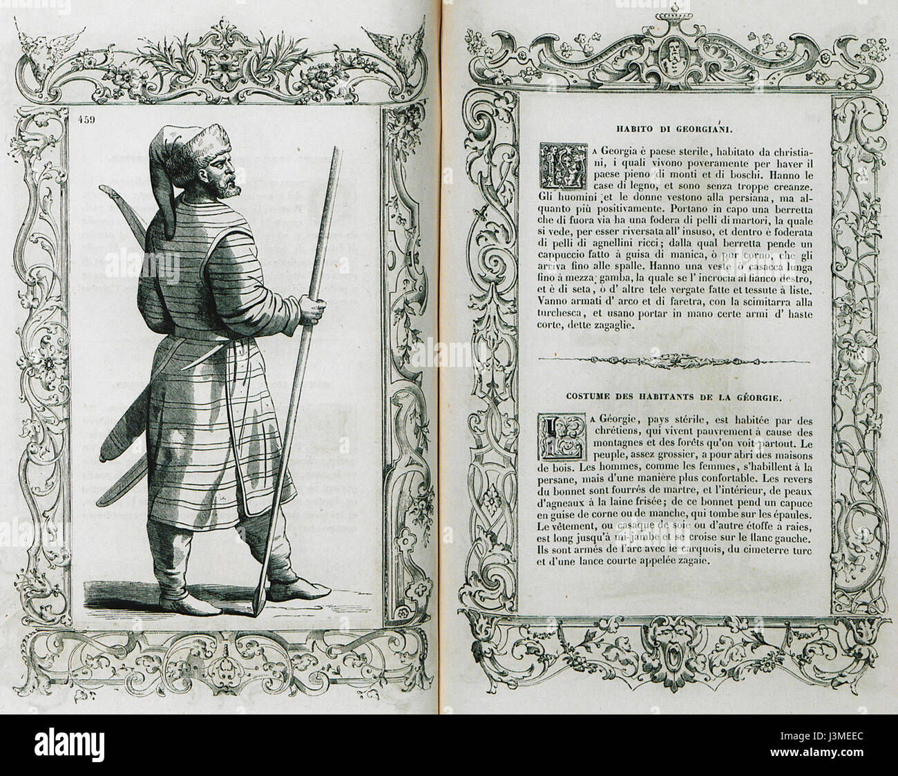 'Habito di Georgiani' by Cesare Vecellio, published in 1860, is a book ...