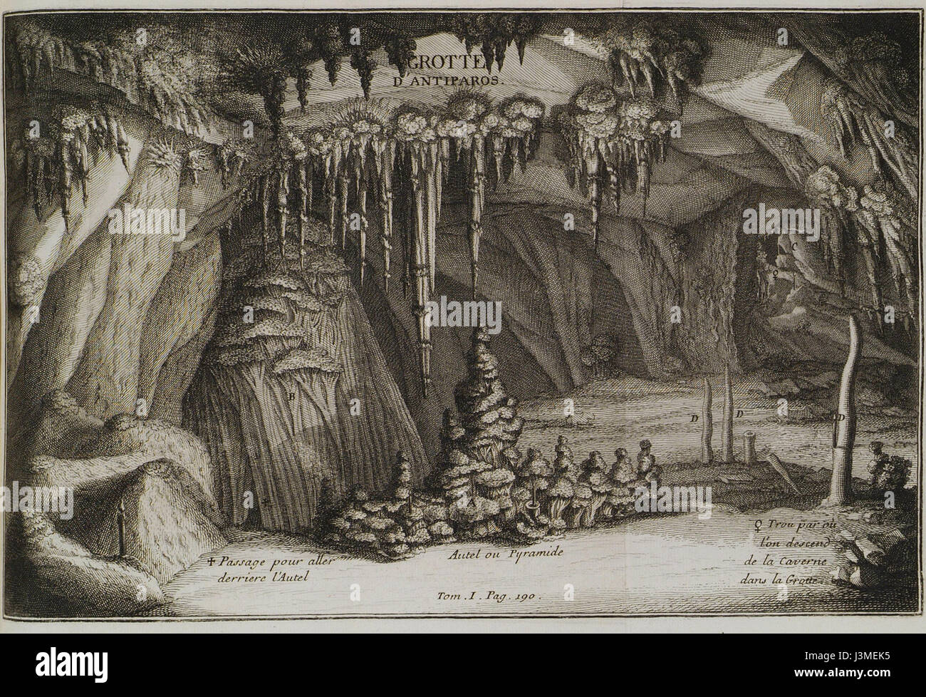 This is a reference to the Grotto of Antiparos, as detailed by Joseph ...