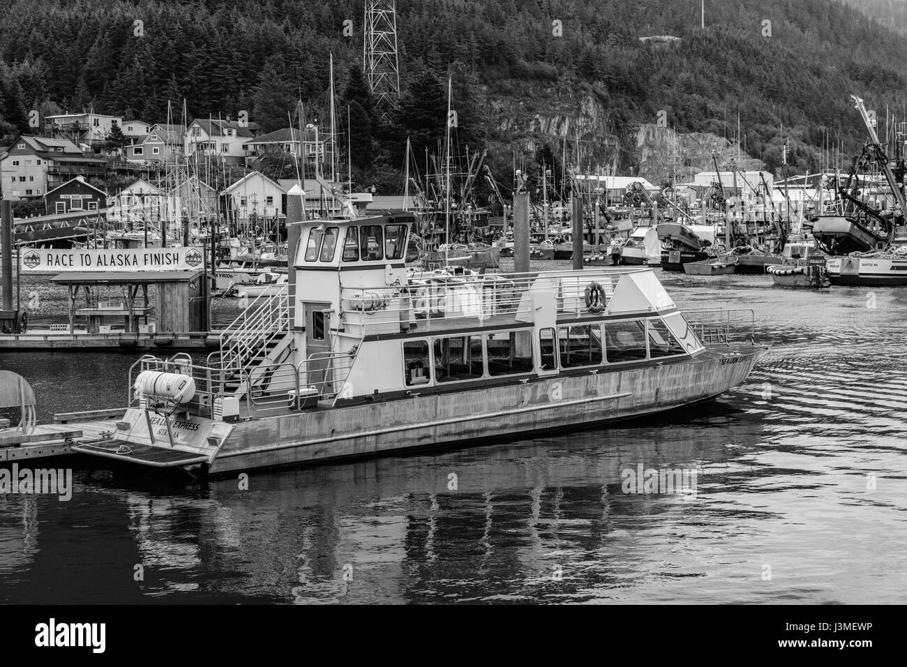 Fishing boats in Ketchikan, Alaska Stock Photo - Alamy