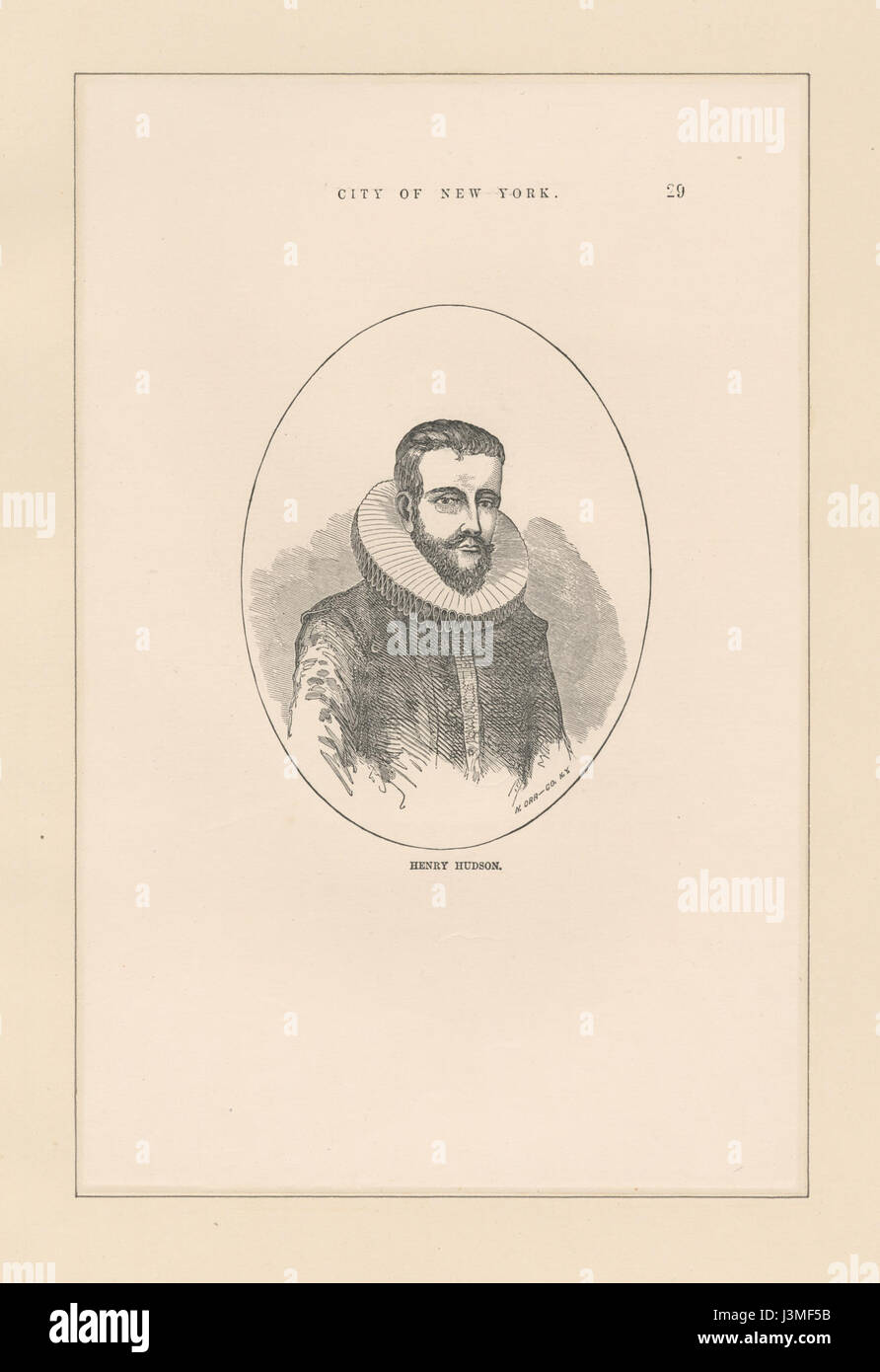 A portrait or image of Henry Hudson, the English explorer famous for ...