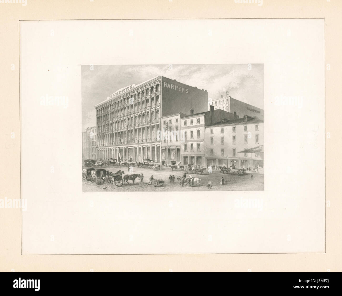 The Harpers Building, located at the New York Public Library (NYPL), is ...